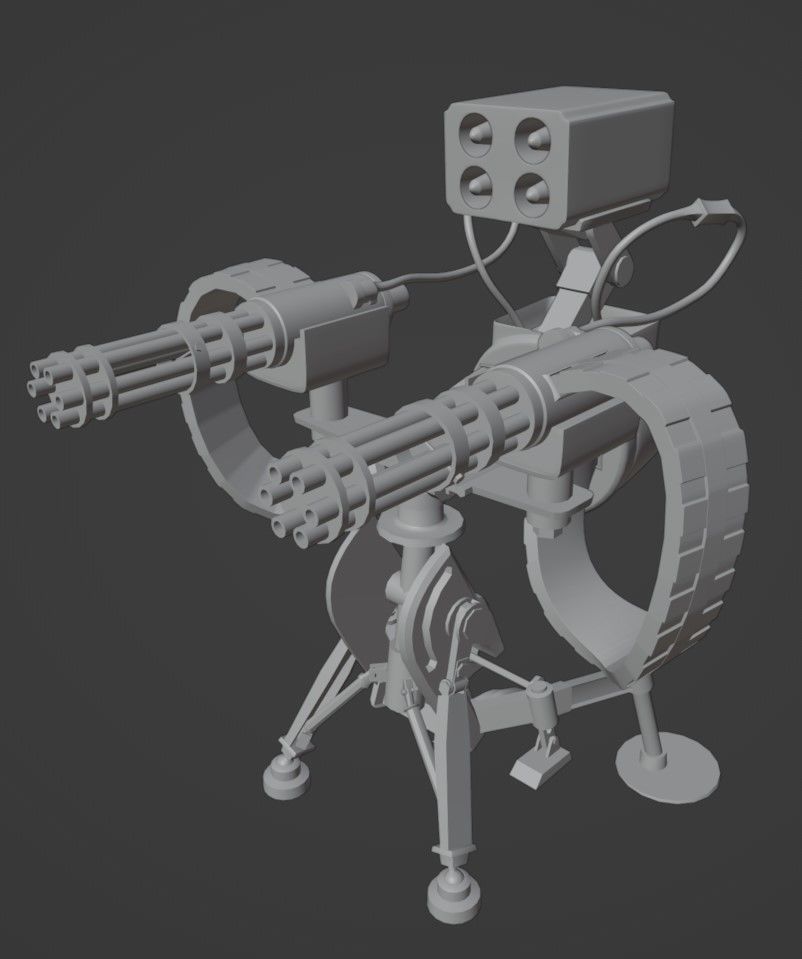 TF2 Sentry Gun 3D model | CGTrader