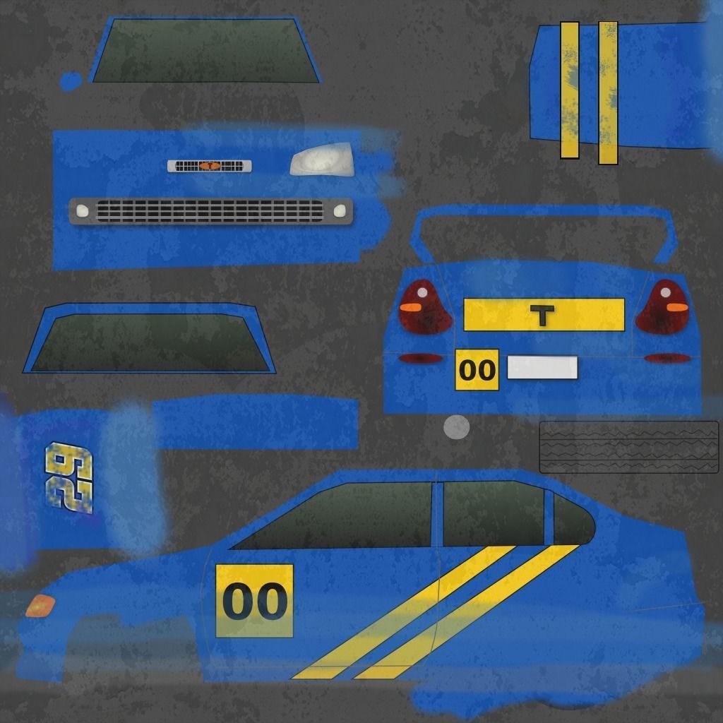 3D model Low Poly Car Models VR / AR / low-poly | CGTrader