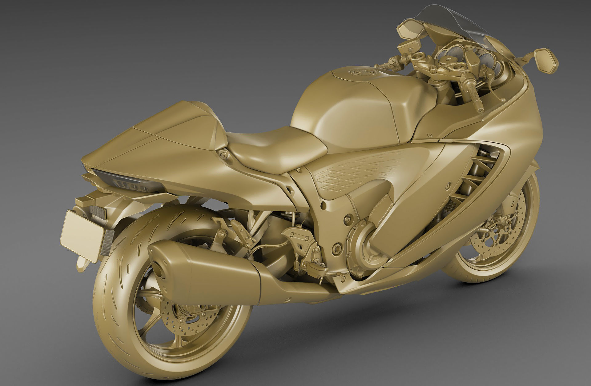 Suzuki Hayabusa 2022 3D model | CGTrader