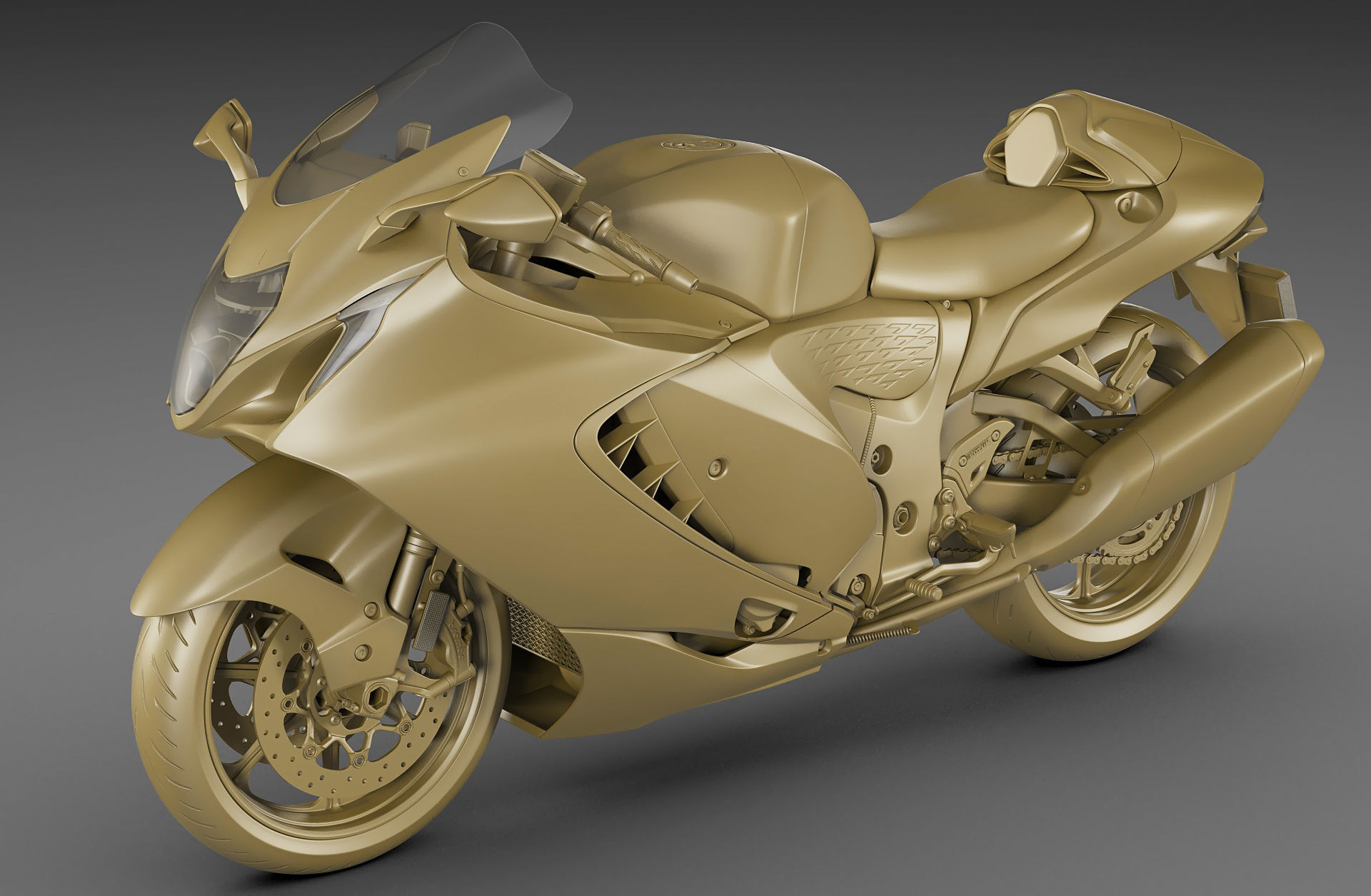 Suzuki Hayabusa 2022 3D model | CGTrader