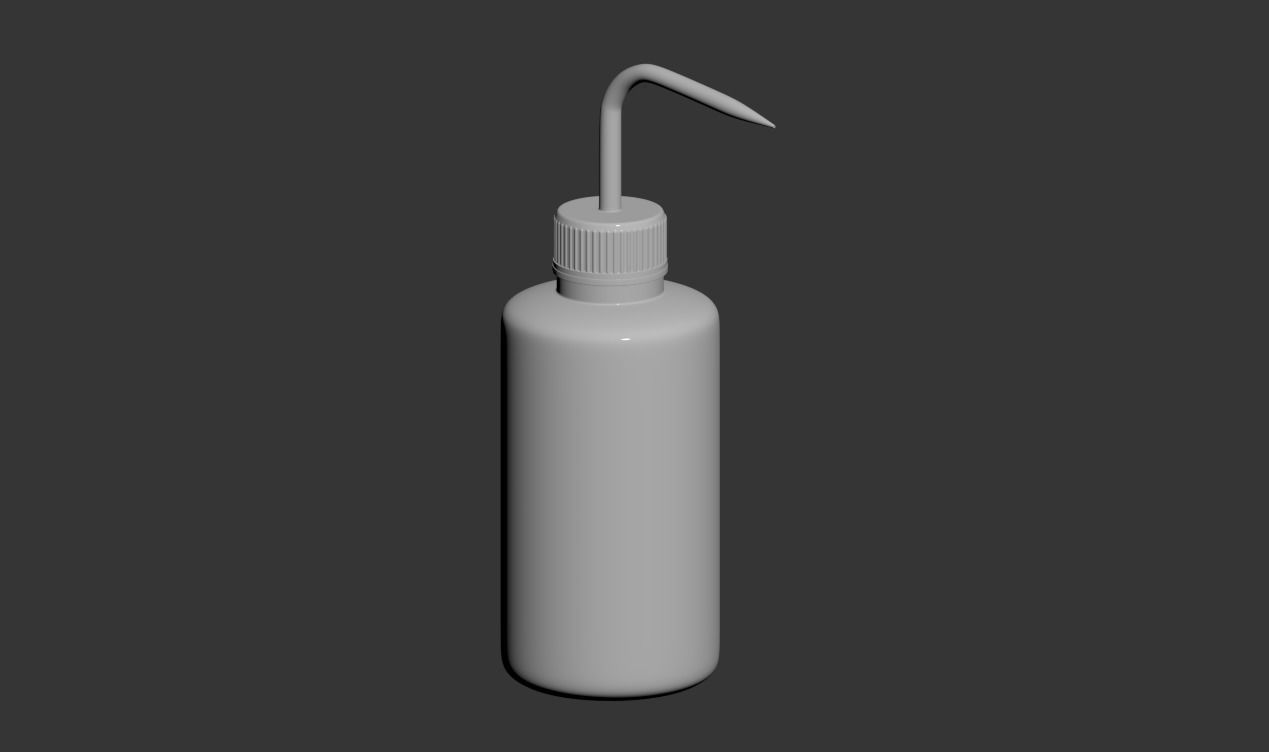 Tattoo wash bottle free 3D model | CGTrader