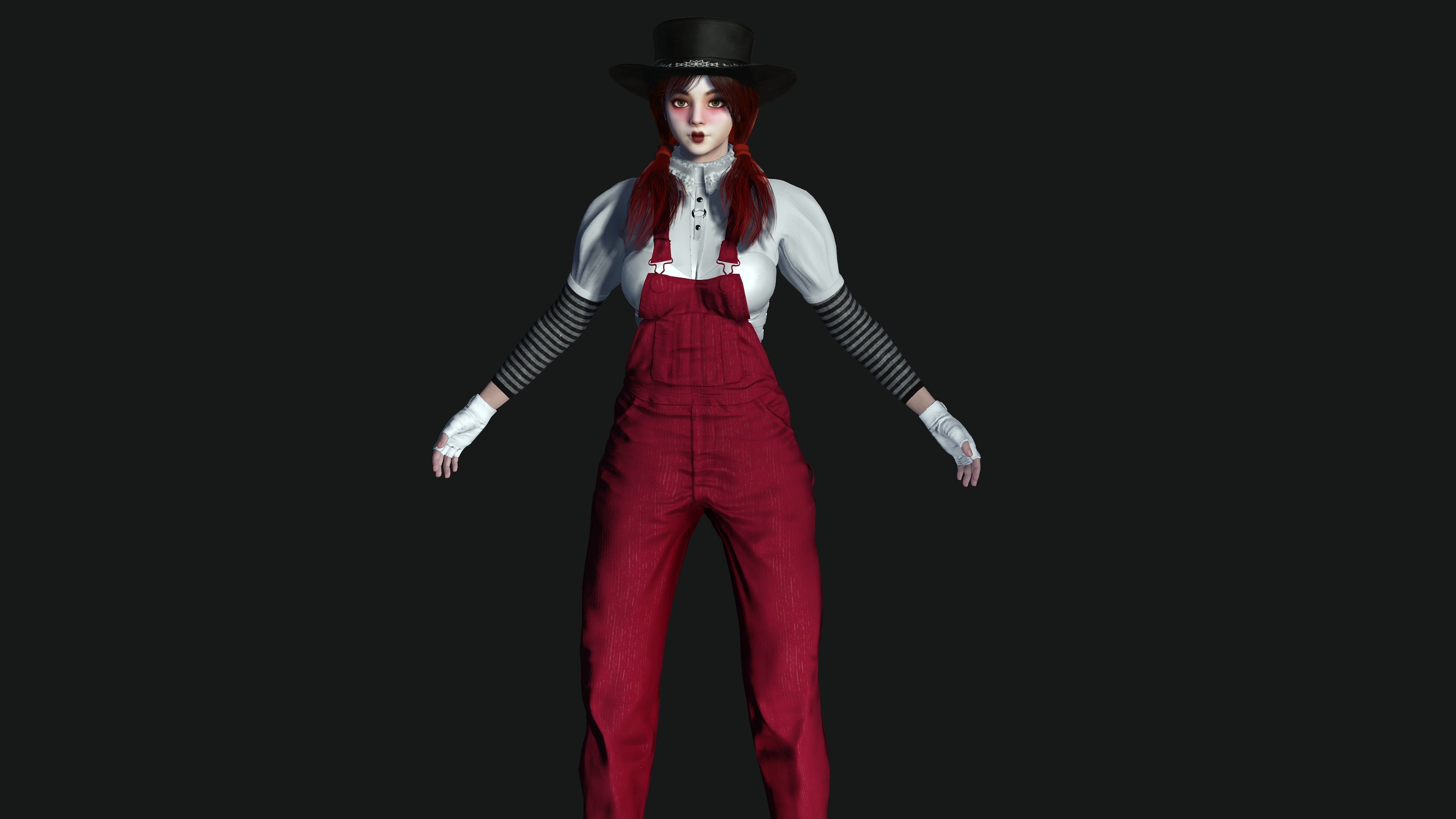 3D model AAA 3D Doll Face Girl - Realistic mixed Stylized Character VR ...