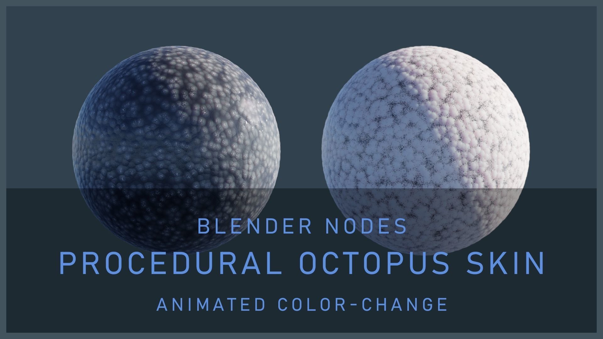Procedural Octopus Skin Material Texture animated | CGTrader