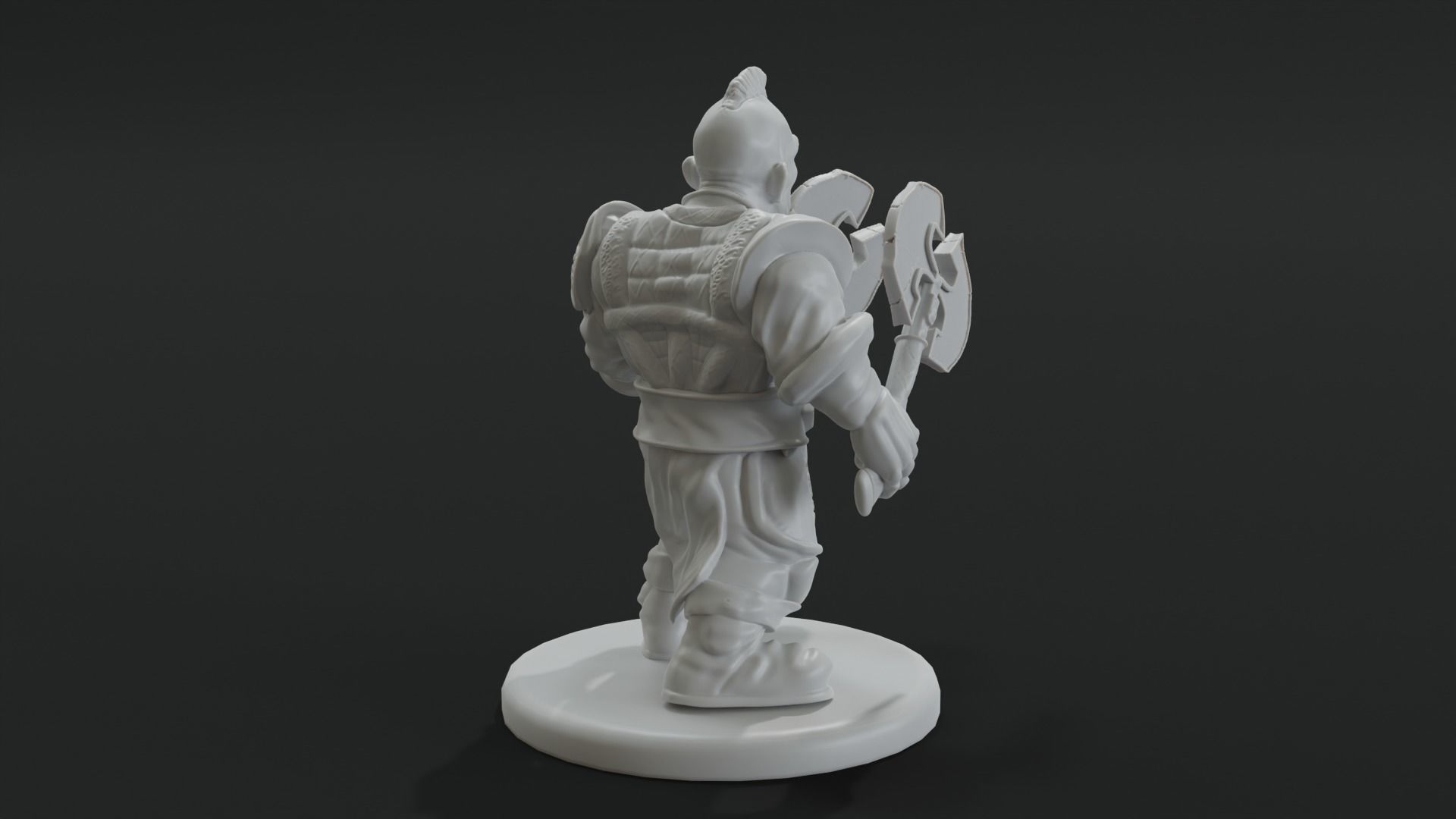 Double Axe Dwarf 3d print 3D model 3D printable | CGTrader