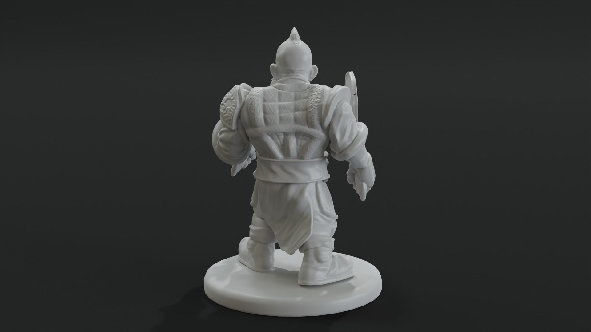 Double Axe Dwarf 3d print 3D model 3D printable | CGTrader