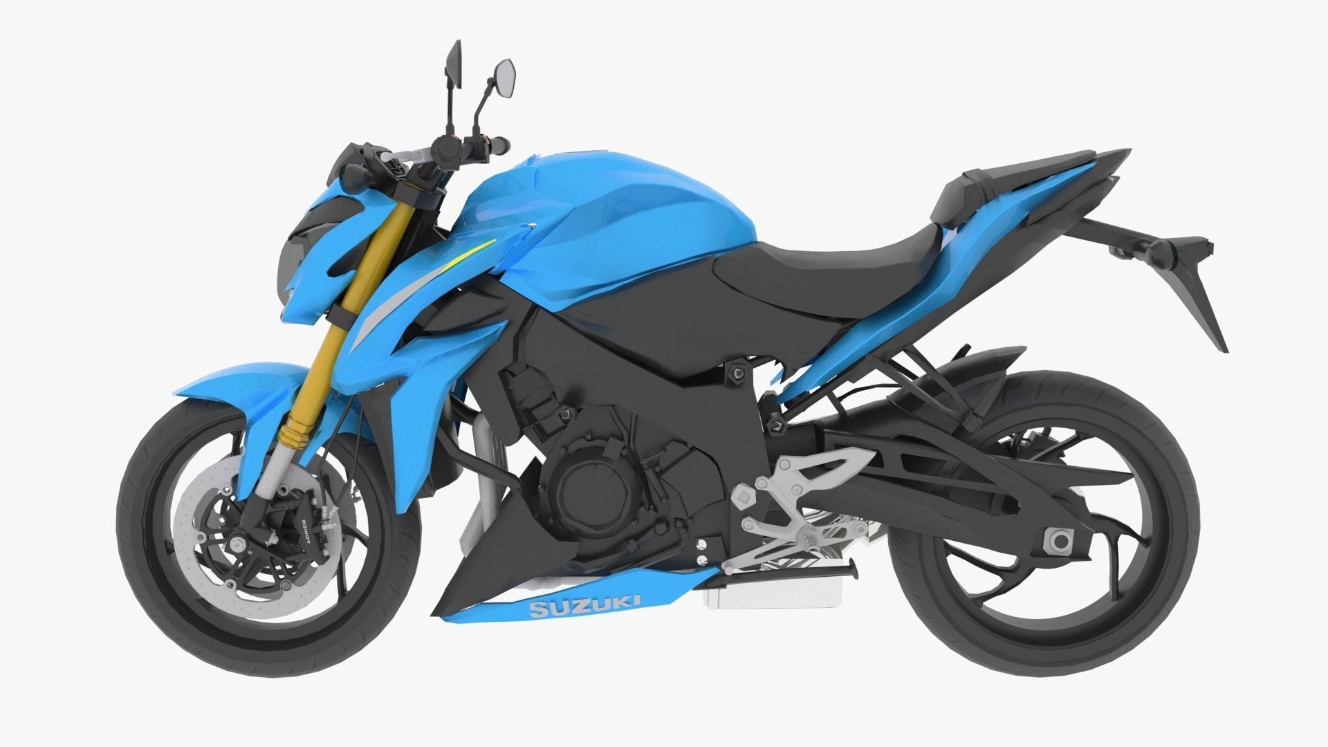 2018 Suzuki GSX-S1000 free 3D model | CGTrader