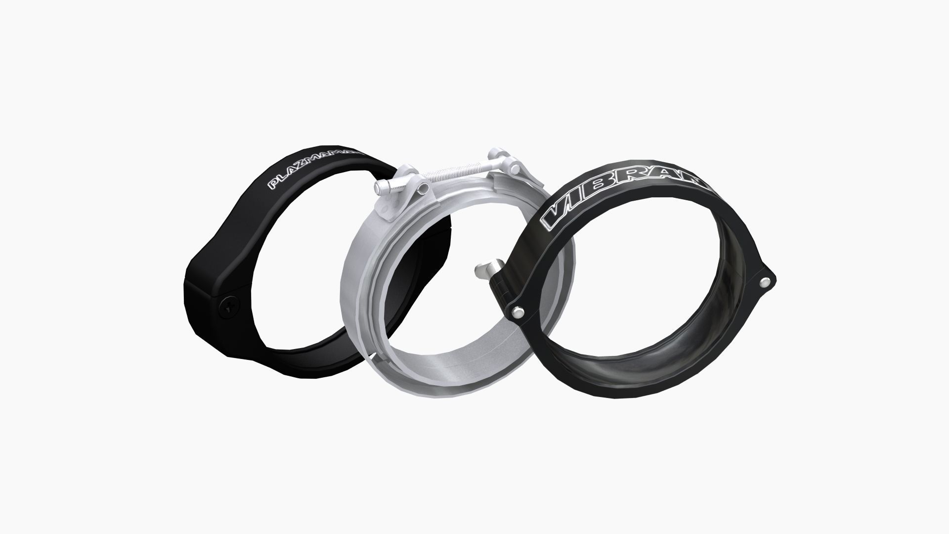 3D Model Collection V-Band clamps bundle VR / AR / low-poly | CGTrader