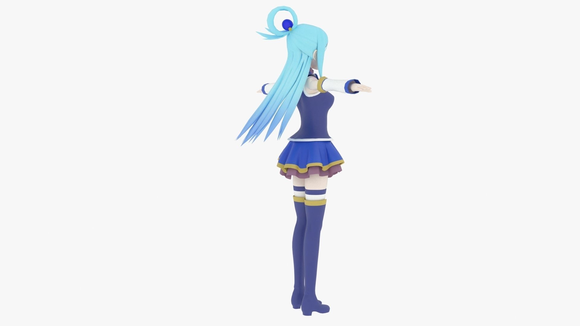 Aqua - Konosuba 3D model | CGTrader
