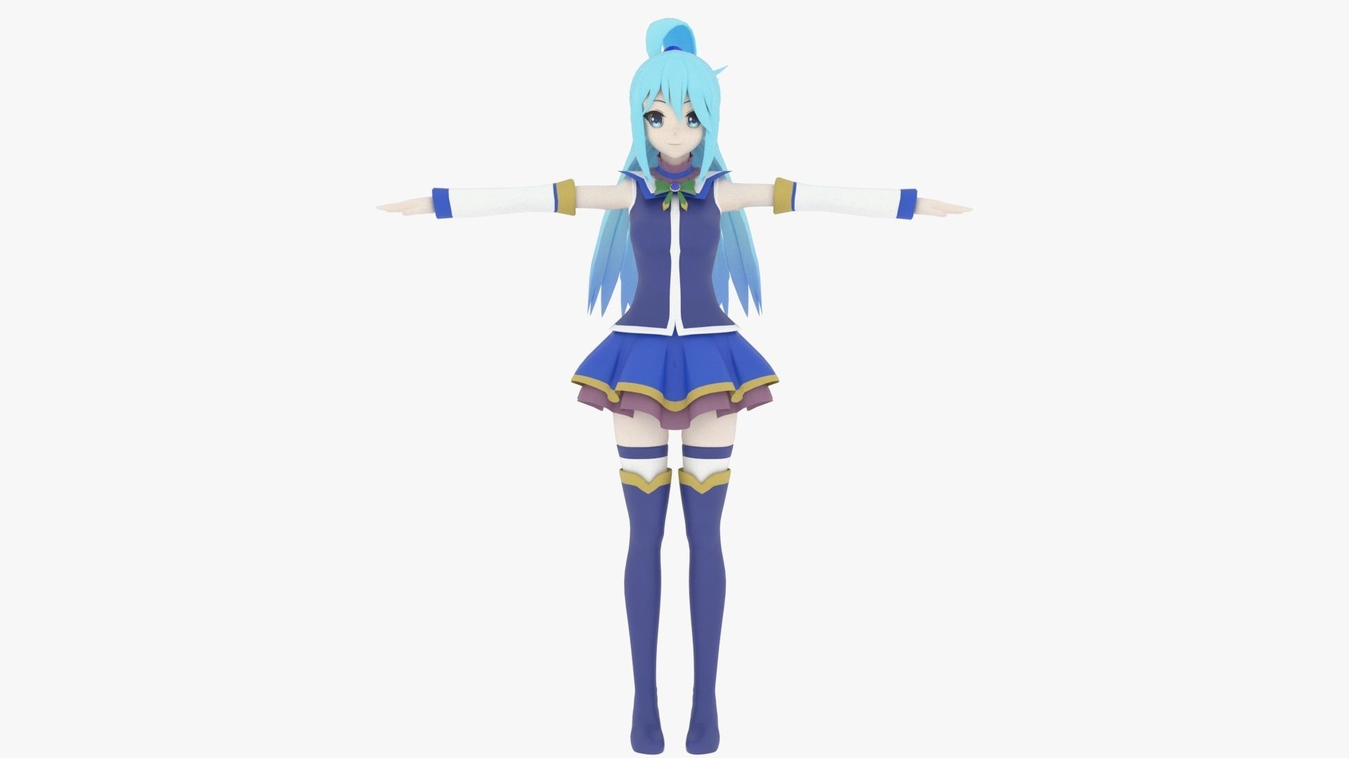 Aqua - Konosuba 3D model | CGTrader