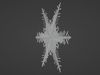 Snowflake PACK growing animation with blender file 3D model animated ...