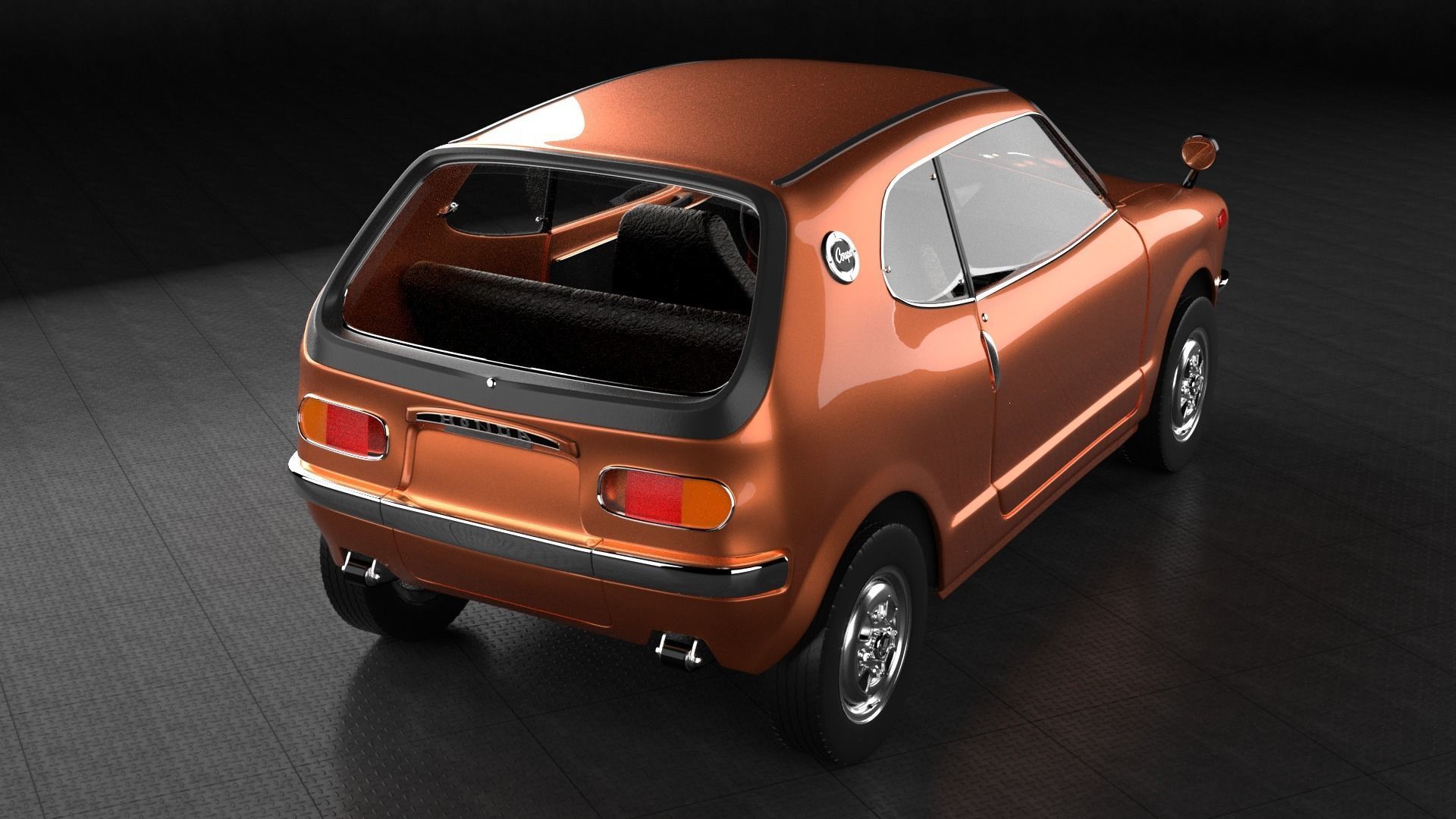 1970 Honda Z Sport Coupe 3D model | CGTrader