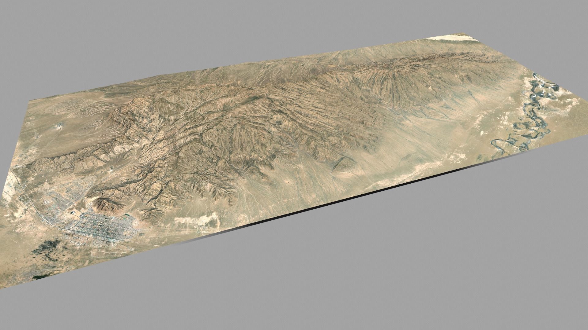 Mountain landscape The Uly Balkan 3D model | CGTrader