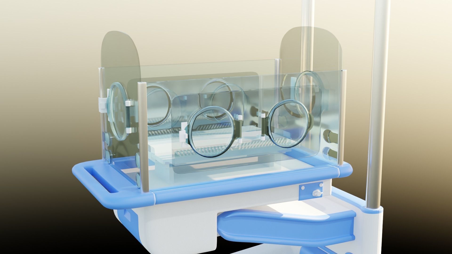 incubator infant 3D model | CGTrader