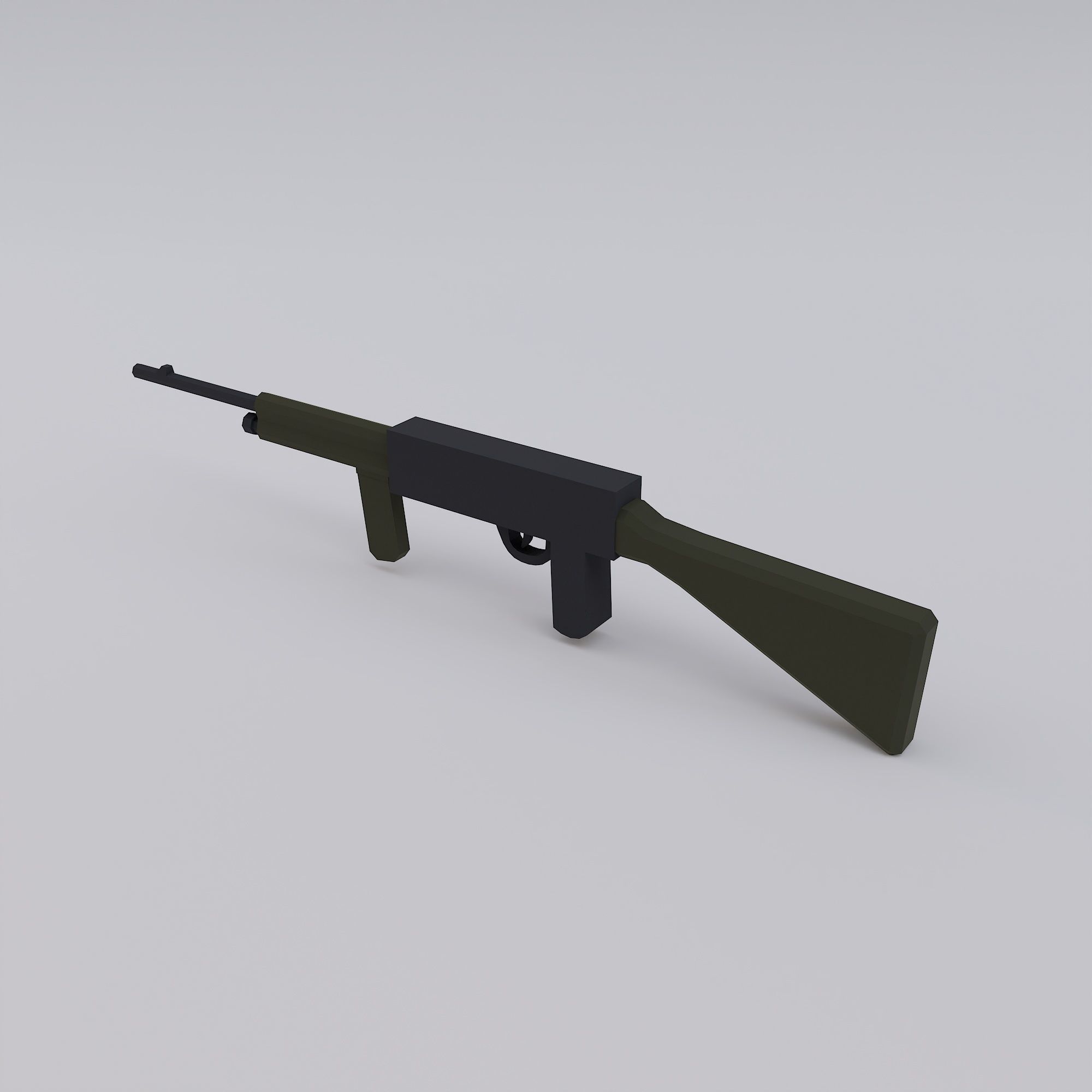 3D model EPK Pyrkal machine gun VR / AR / low-poly | CGTrader