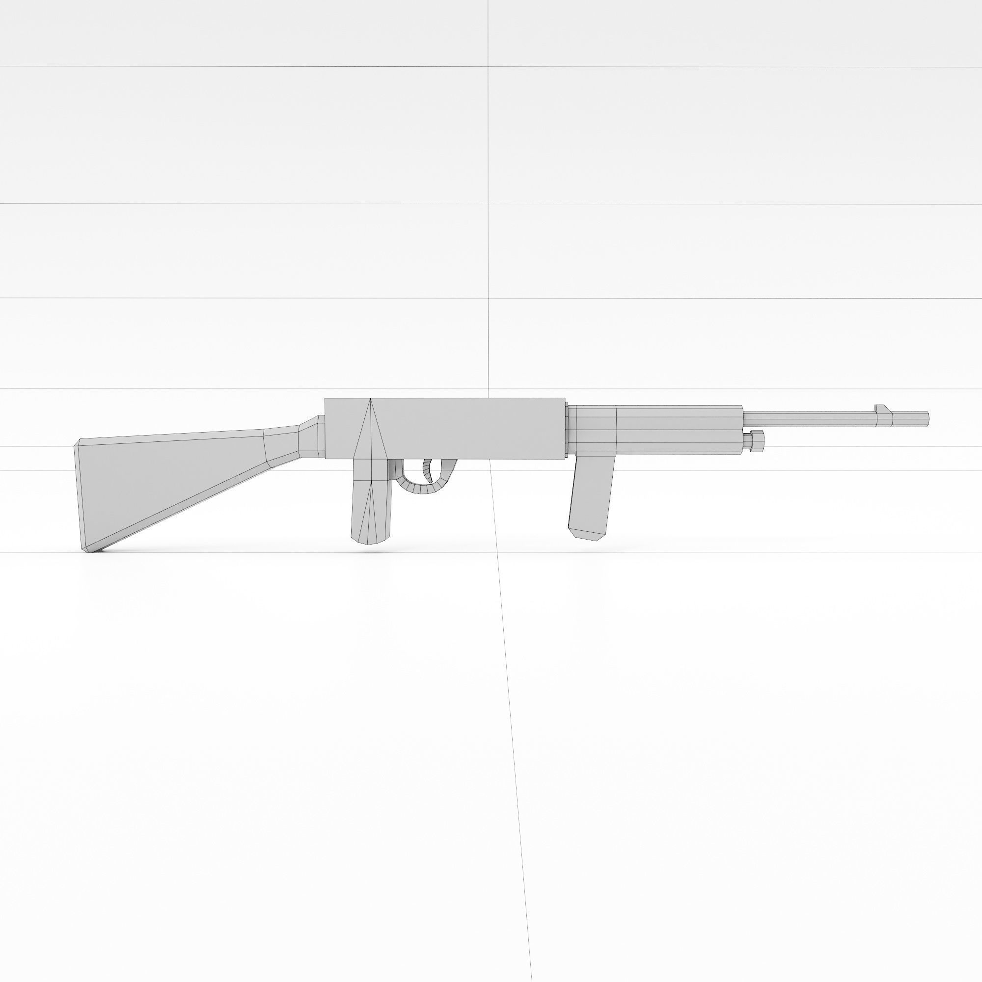 3D model EPK Pyrkal machine gun VR / AR / low-poly | CGTrader