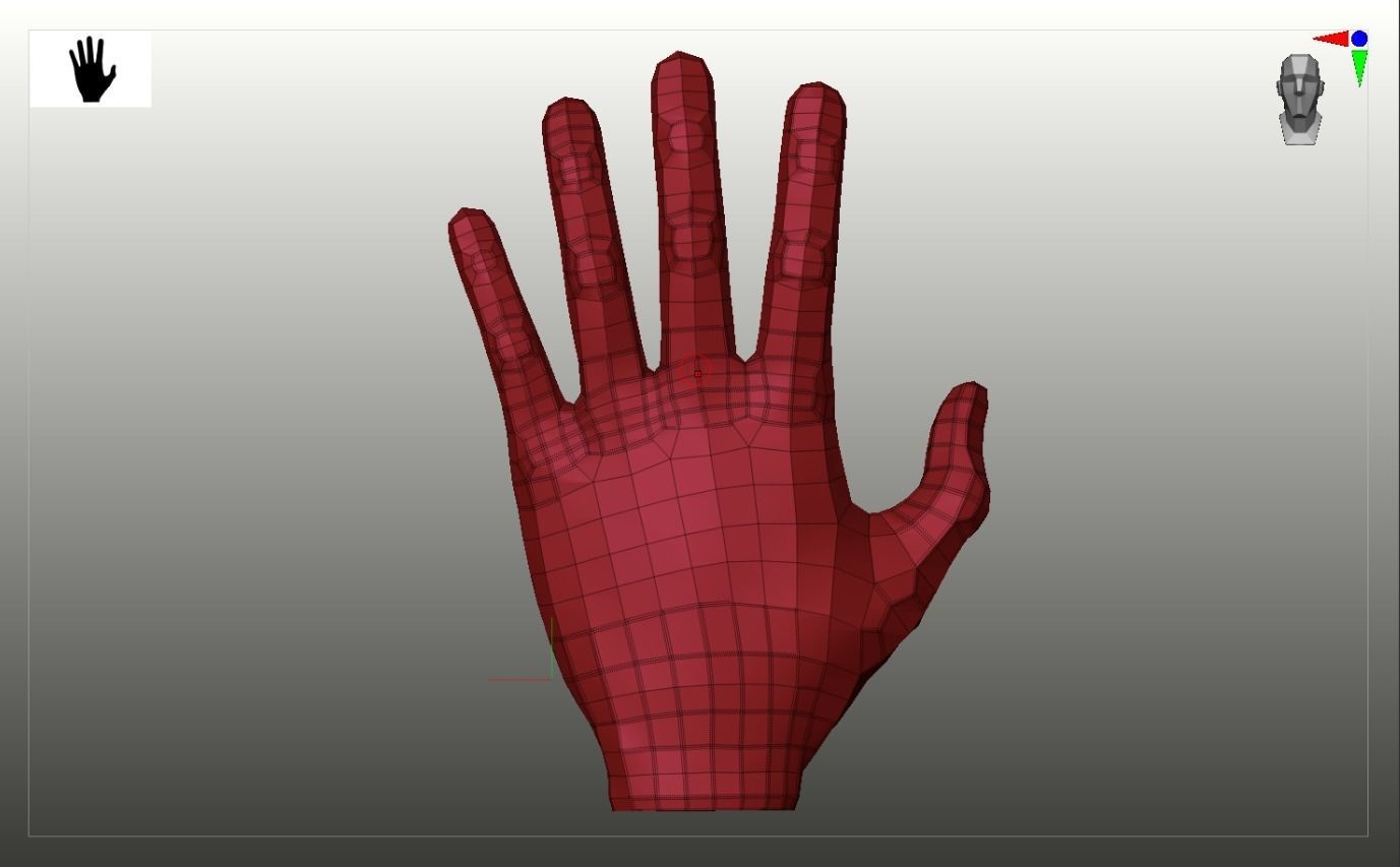 3D model Low and High poly hand VR / AR / low-poly | CGTrader