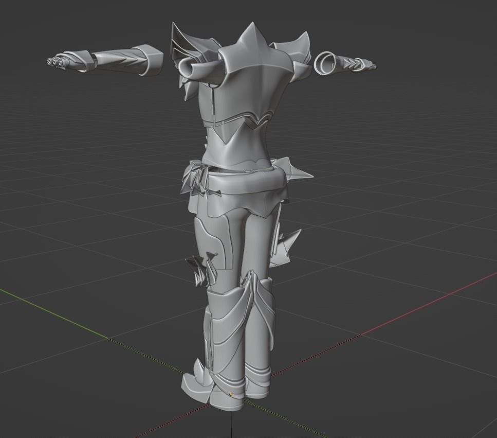 3D model Demon Knight Armor VR / AR / low-poly | CGTrader