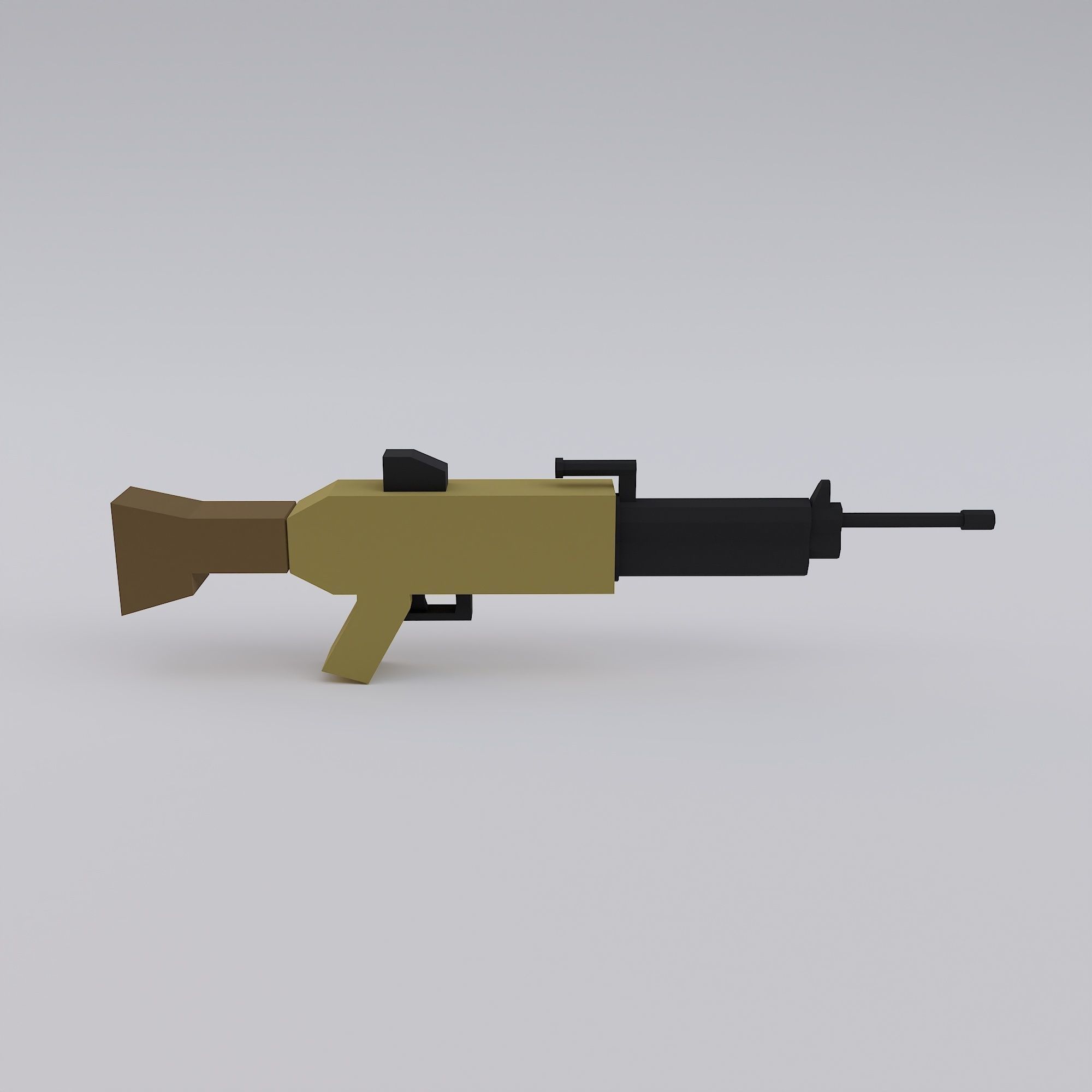 3D model Heckler Koch MG4 light machine gun VR / AR / low-poly | CGTrader