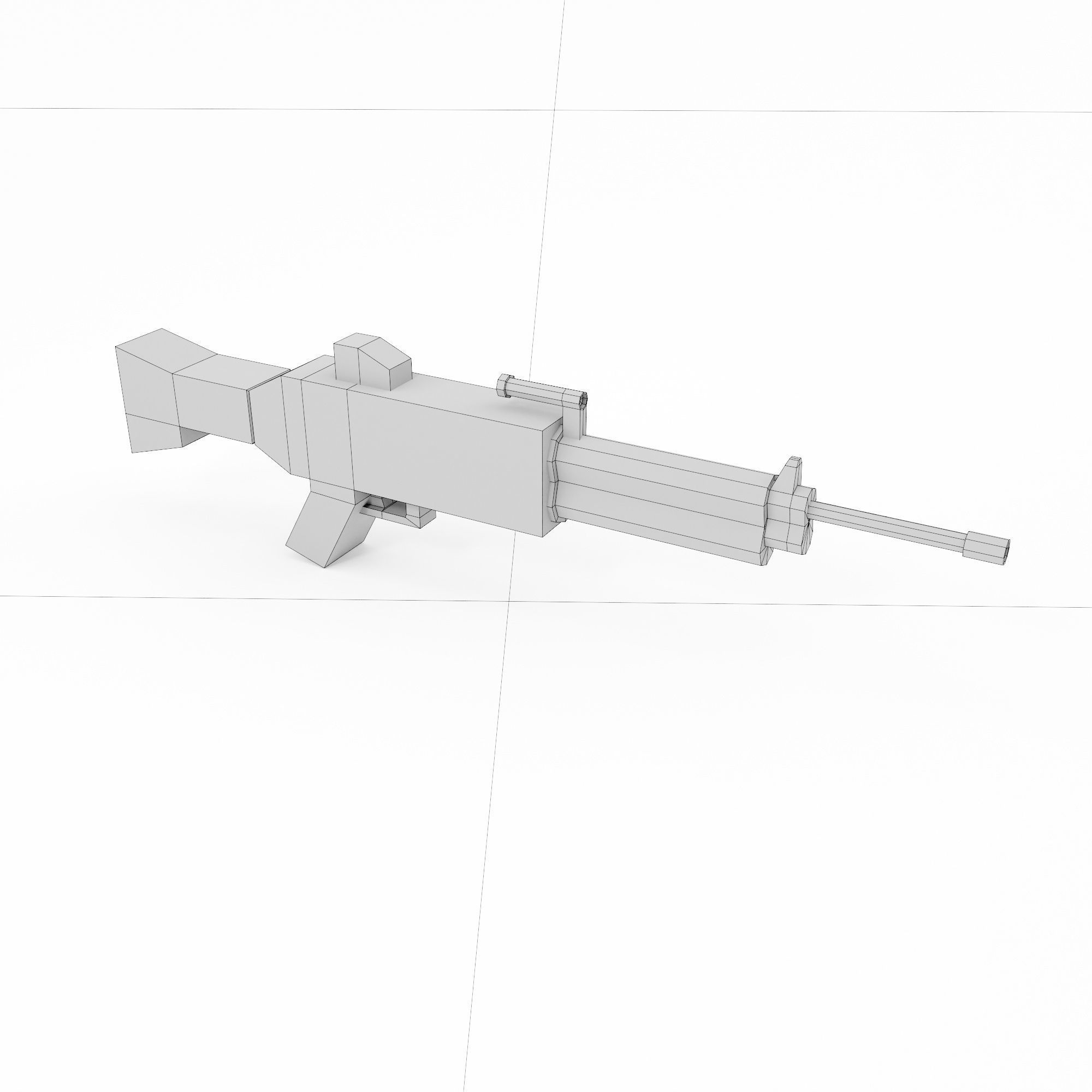 3D model Heckler Koch MG4 light machine gun VR / AR / low-poly | CGTrader