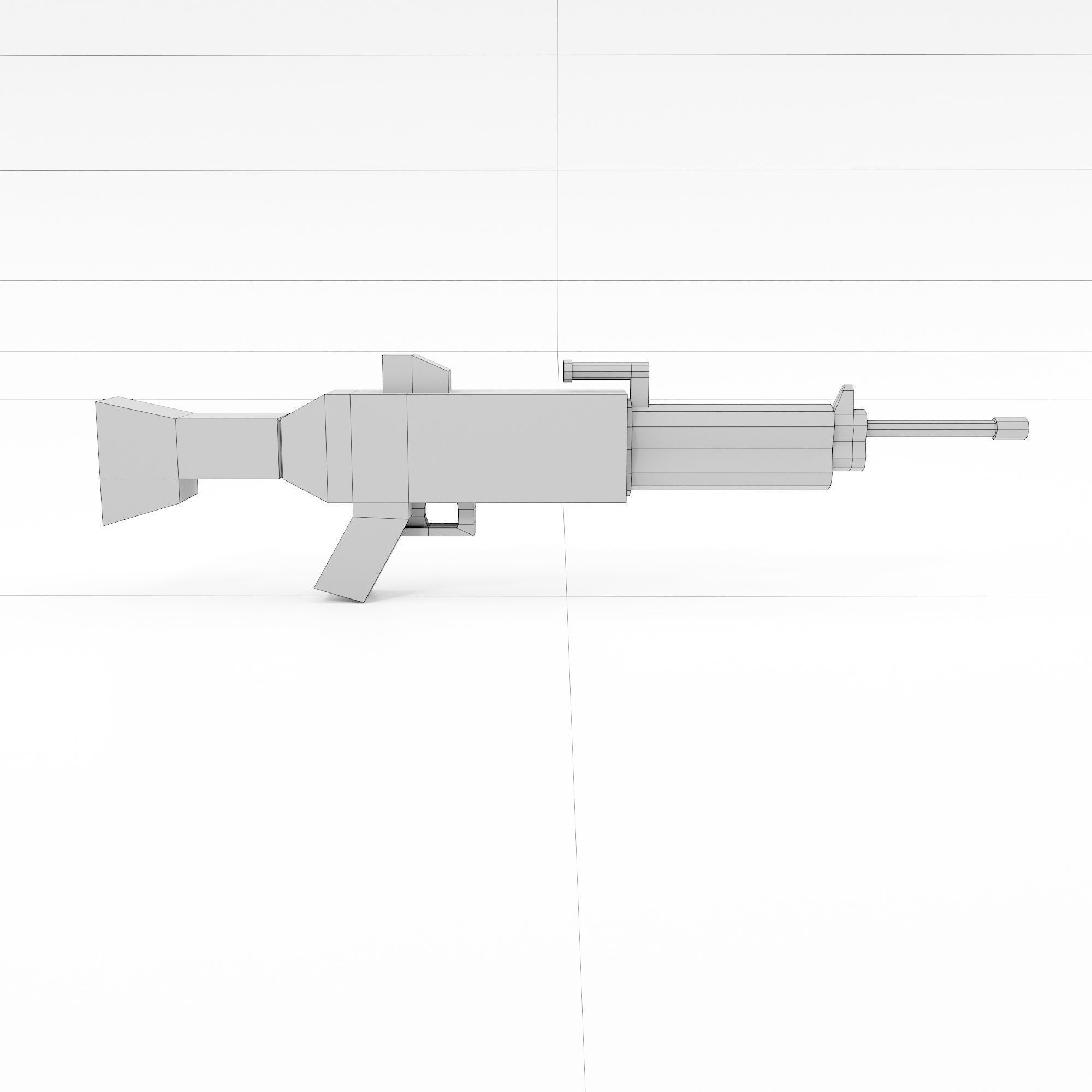 3D model Heckler Koch MG4 light machine gun VR / AR / low-poly | CGTrader