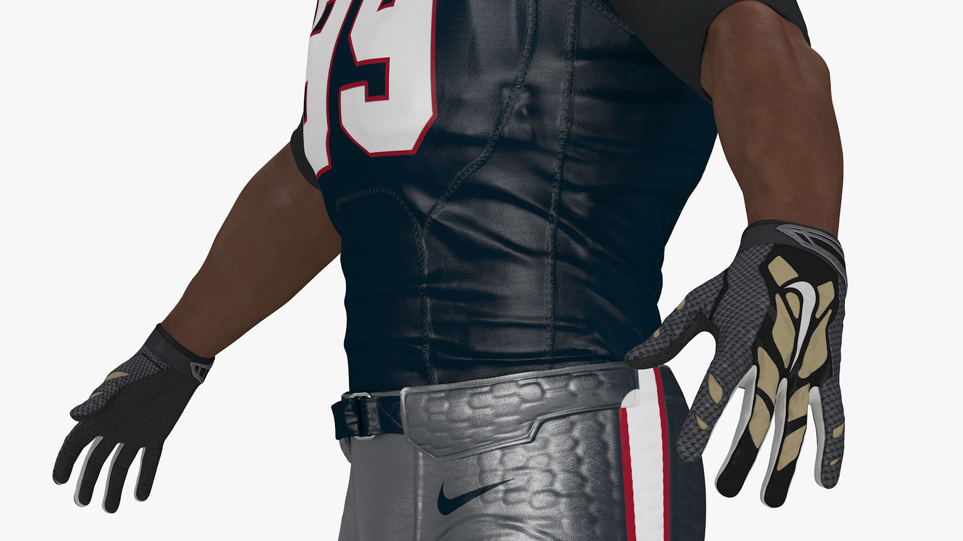 Houston Texans American Football Player Fur 3D model | CGTrader