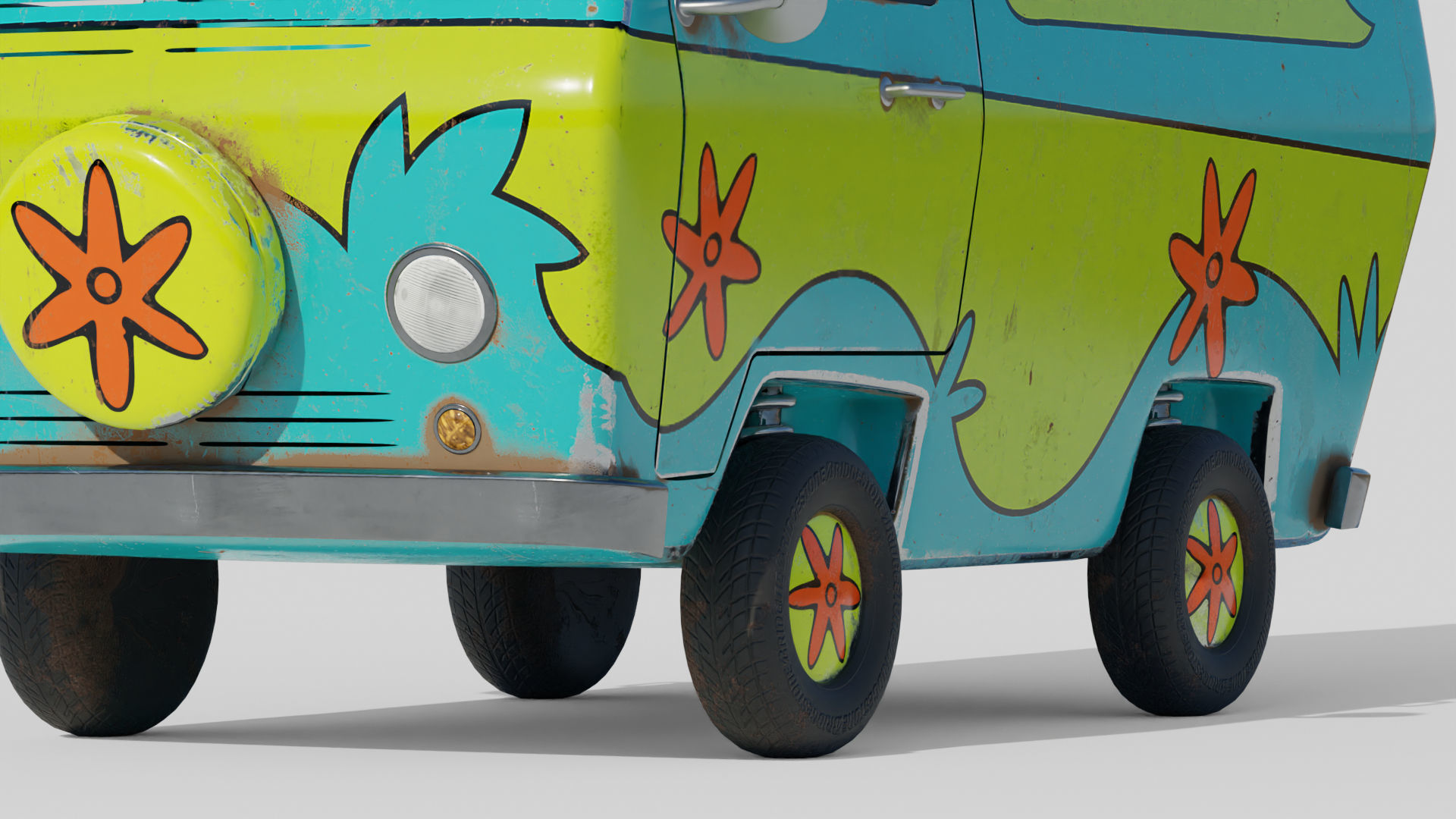 The Mystery Machine - Blender File 3D model | CGTrader