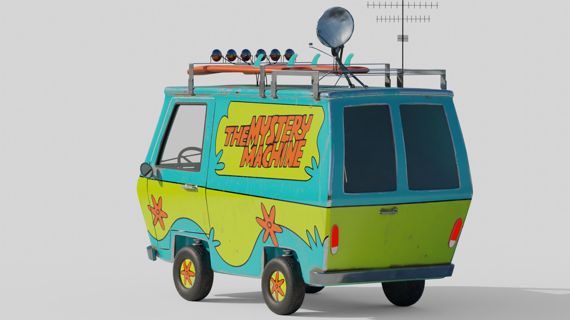 The Mystery Machine - Blender File 3D model | CGTrader