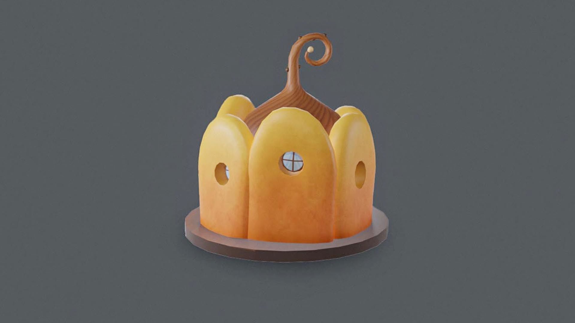 Low poly Cute house free VR / AR / low-poly 3D model | CGTrader