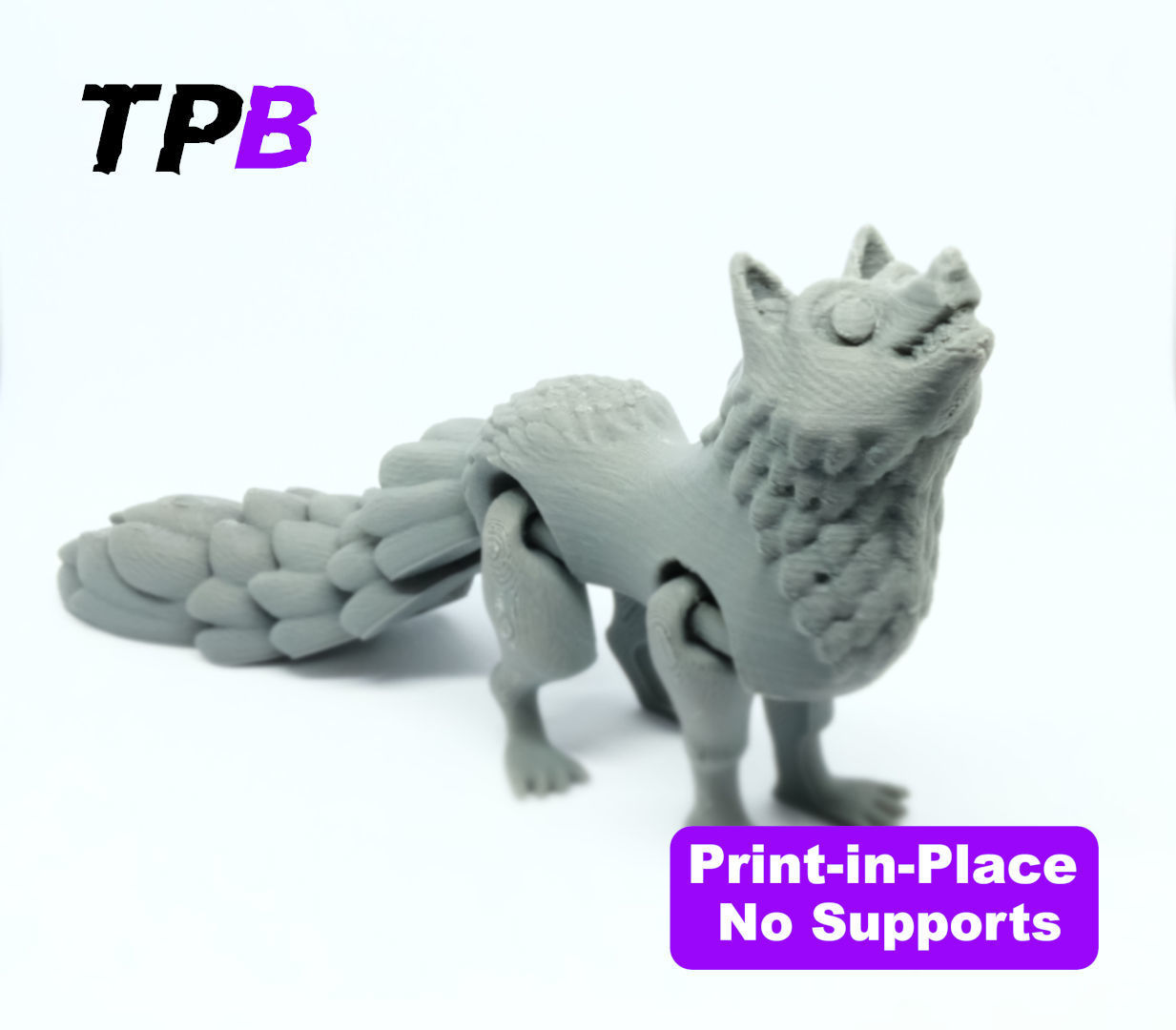 Bro Wolf - Print-in-Place 3D model 3D printable | CGTrader