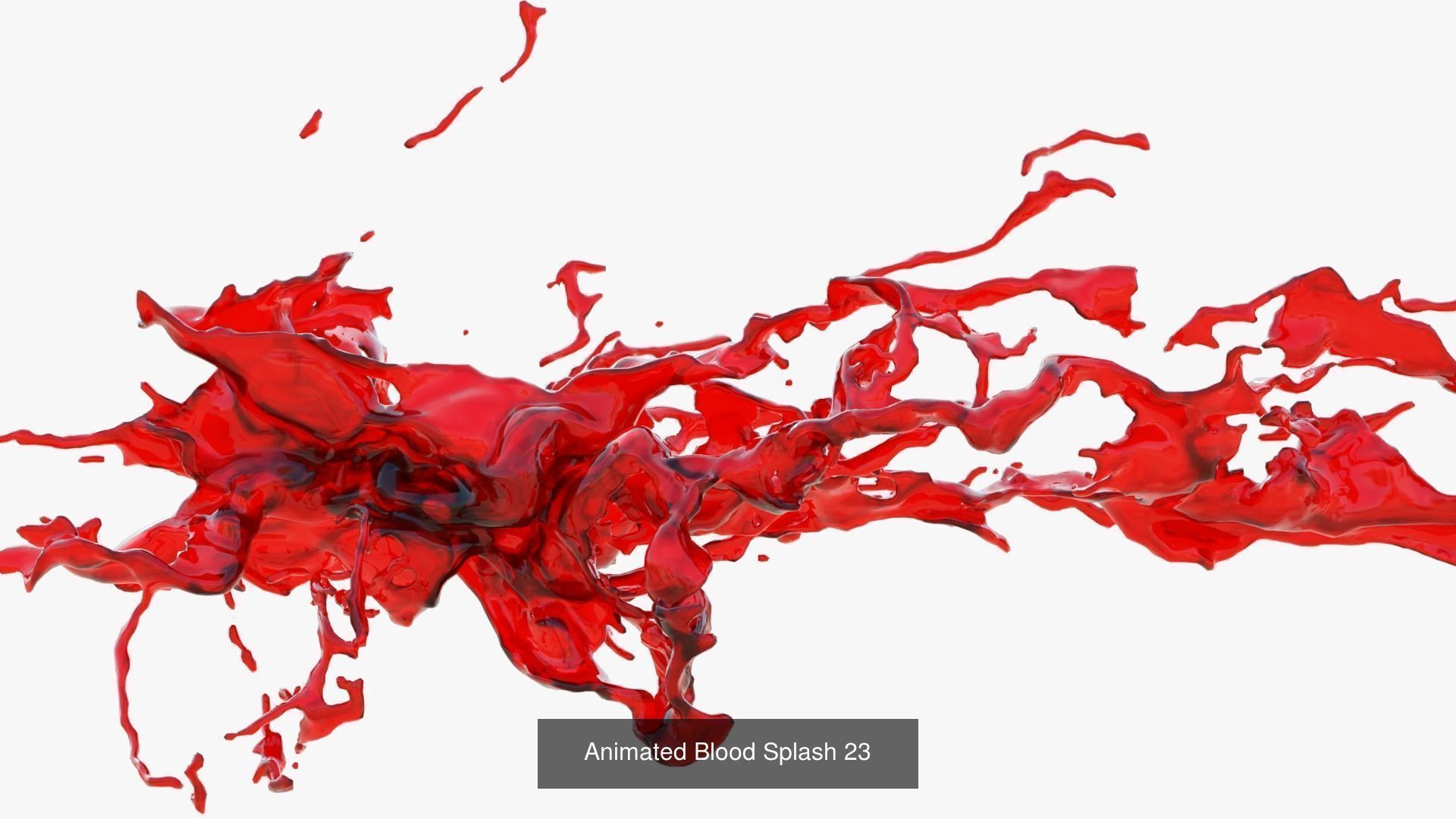 Animated Blood Splash Collection Vol 3 | CGTrader