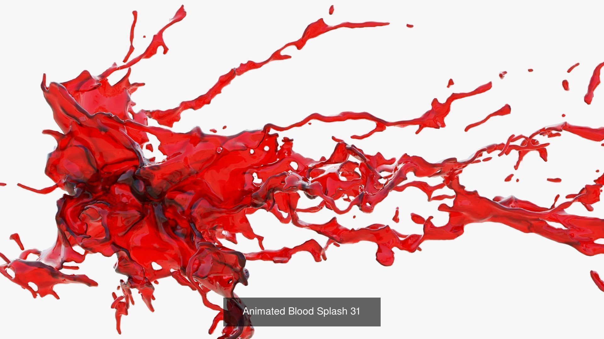 Animated Blood Splash Collection Vol 3 | CGTrader