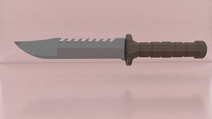 Knife 3D model 3D printable | CGTrader