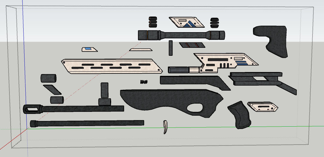3D model M-97 Viper VR / AR / low-poly | CGTrader