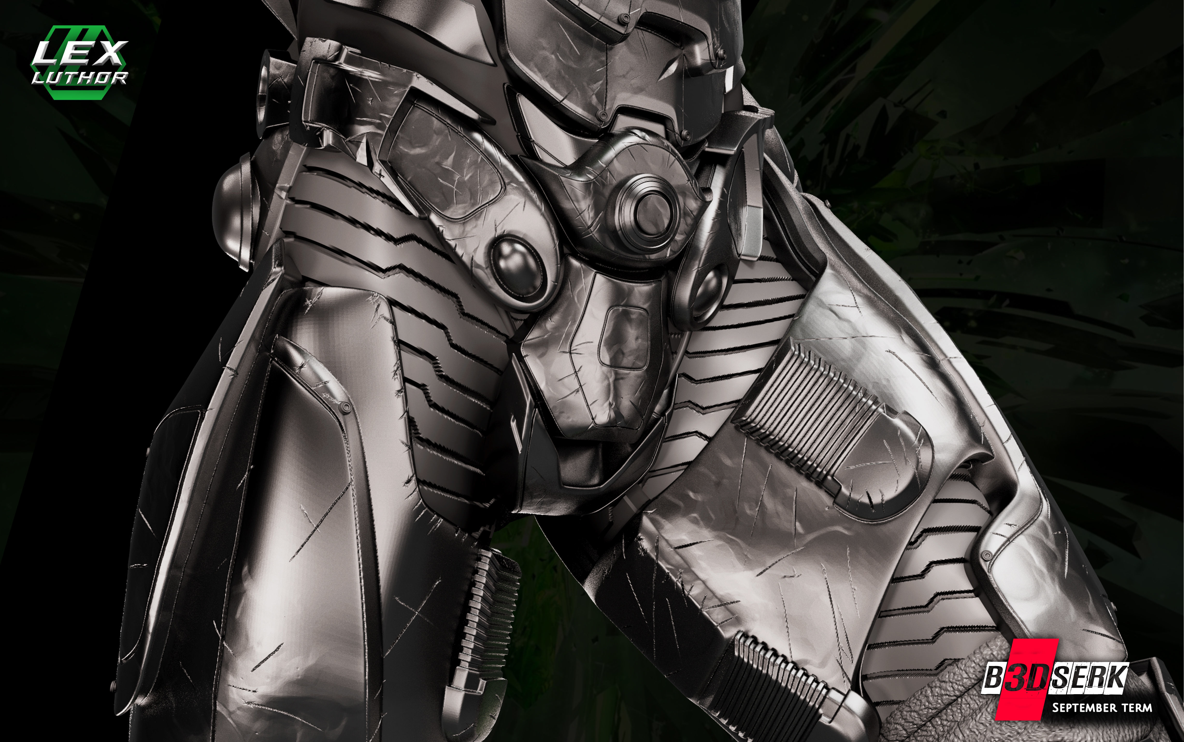 B3DSERK September term 2022 Lex Luthor Sculpture 3D model 3D printable ...