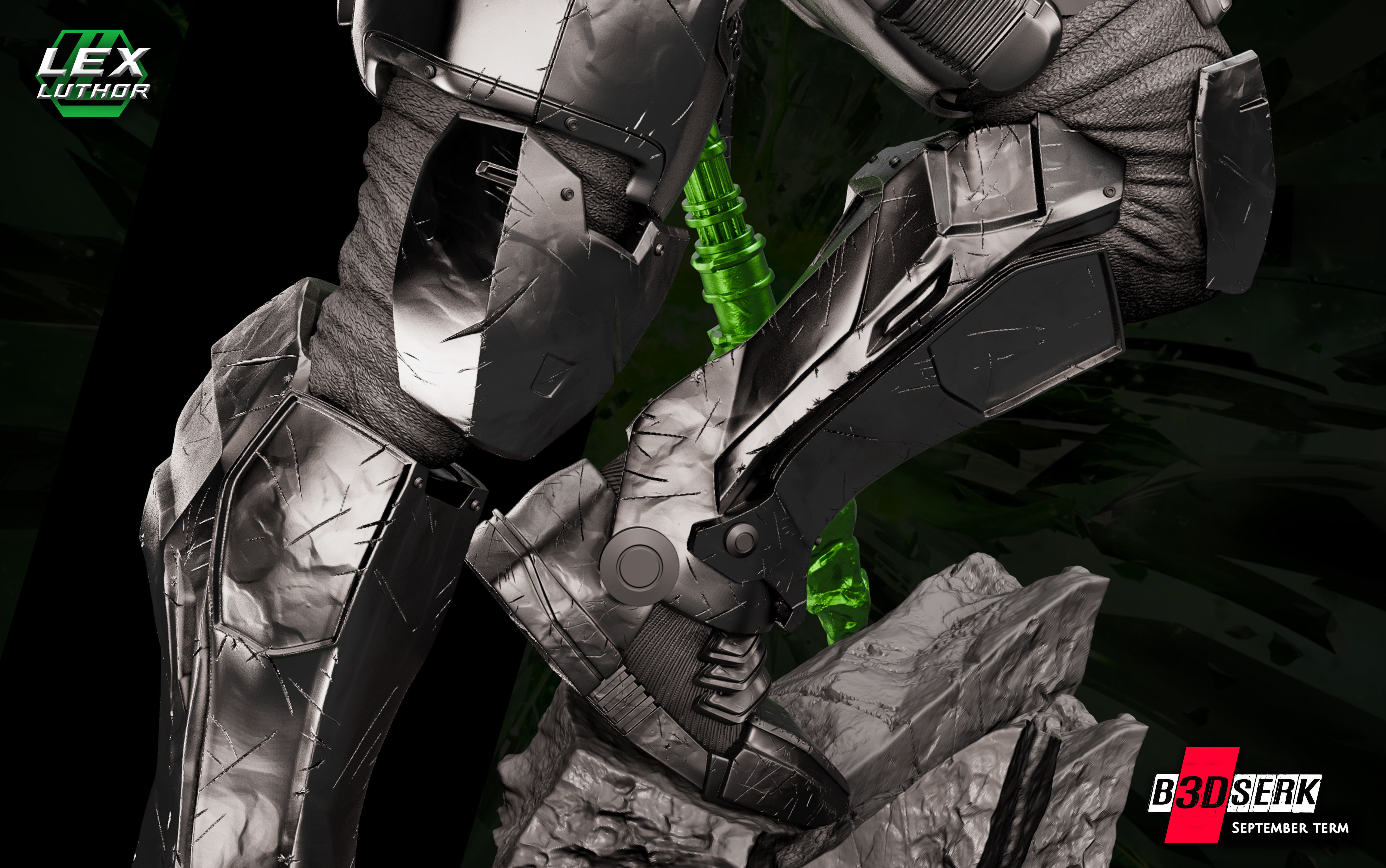 B3DSERK September term 2022 Lex Luthor Sculpture 3D model 3D printable ...