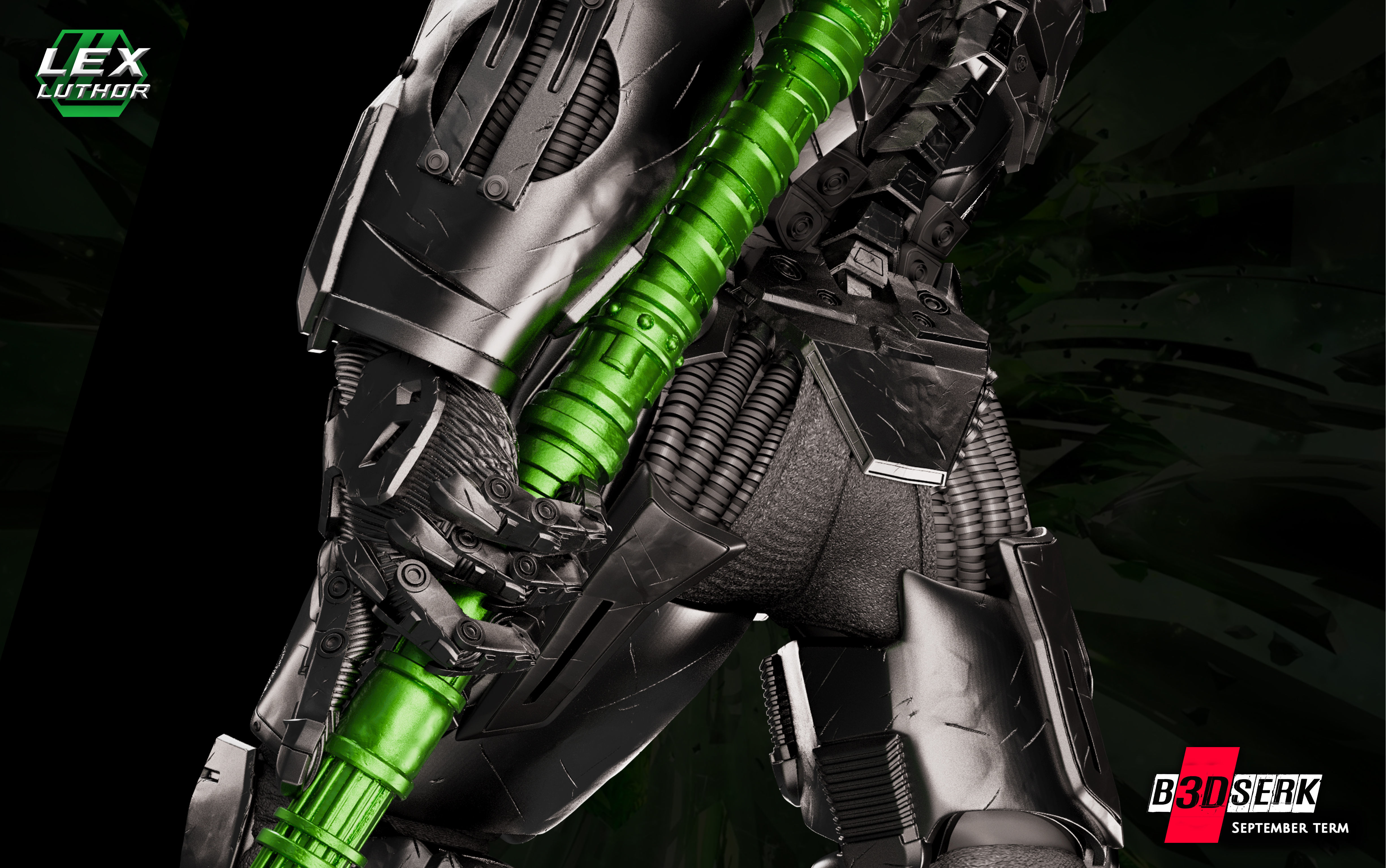 B3DSERK September term 2022 Lex Luthor Sculpture 3D model 3D printable ...