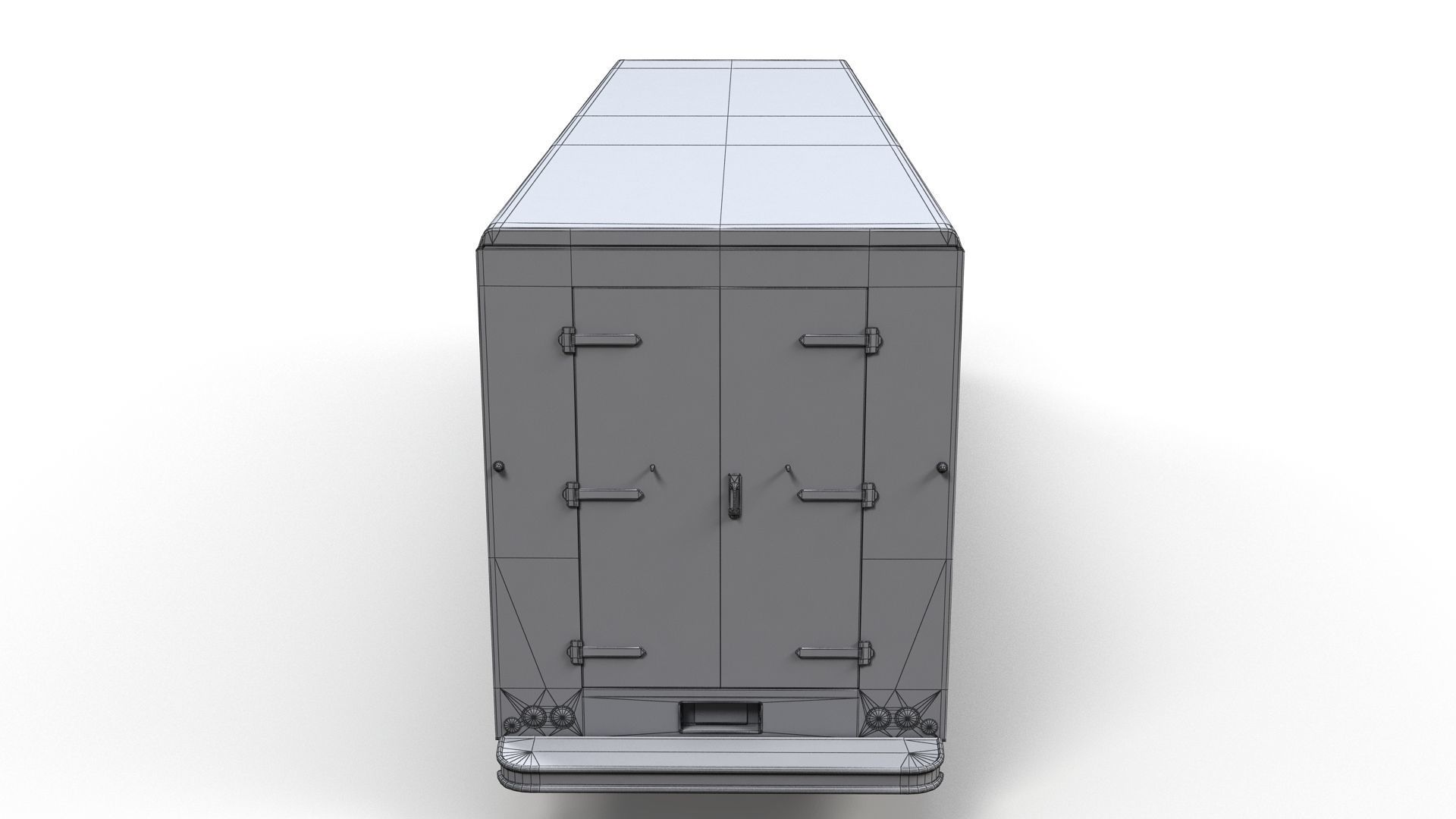 3D model Freightliner FedEx boxvan VR / AR / low-poly | CGTrader