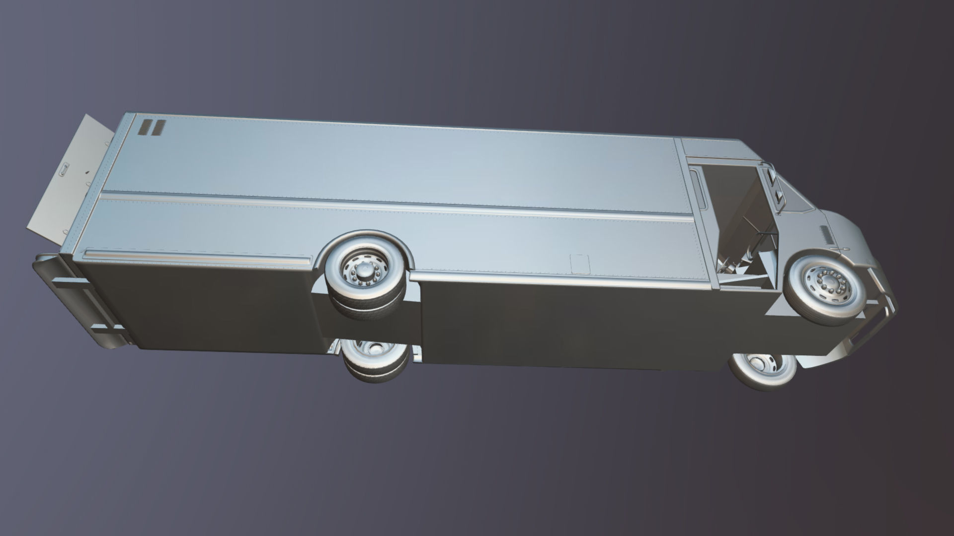 3D model Freightliner FedEx boxvan VR / AR / low-poly | CGTrader