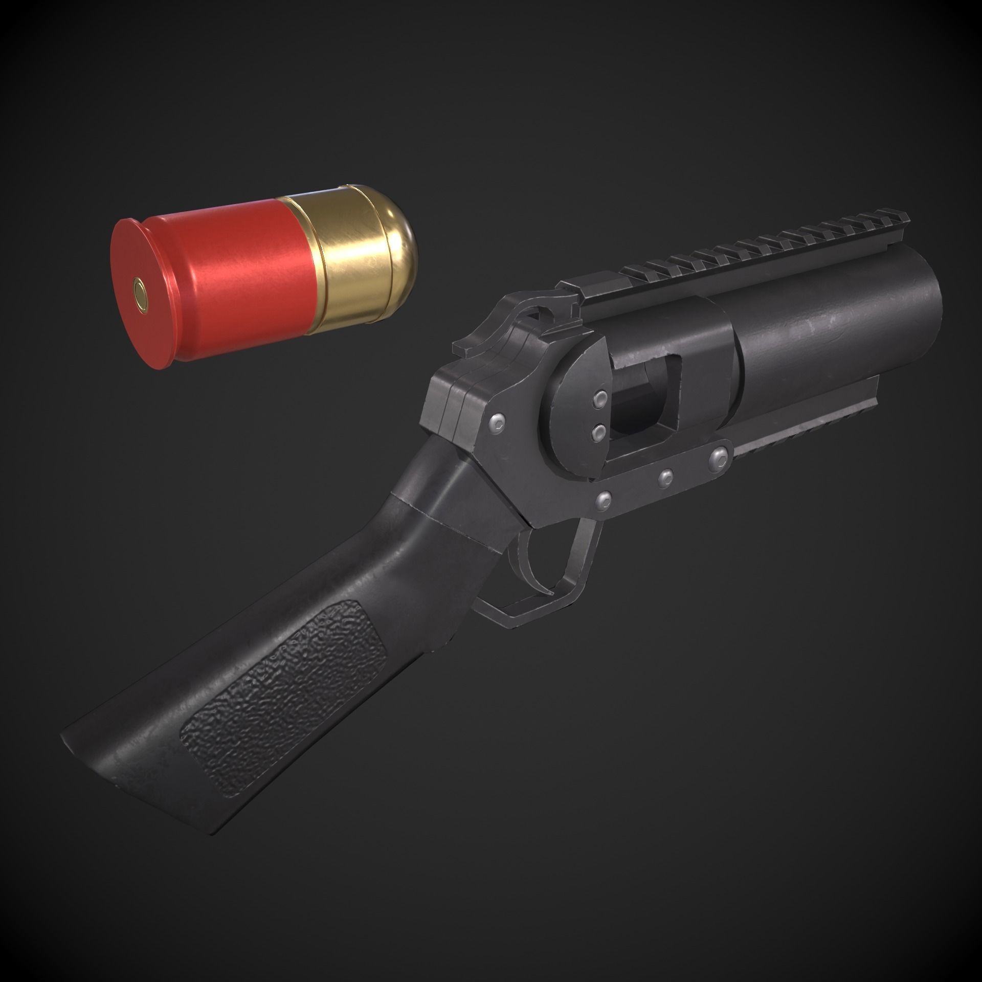 3D model M052 40mm Grenade Launcher VR / AR / low-poly | CGTrader