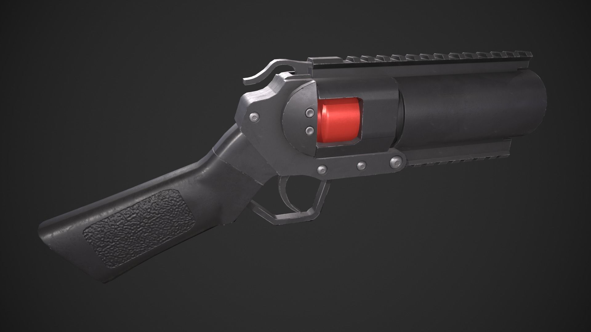 3D model M052 40mm Grenade Launcher VR / AR / low-poly | CGTrader