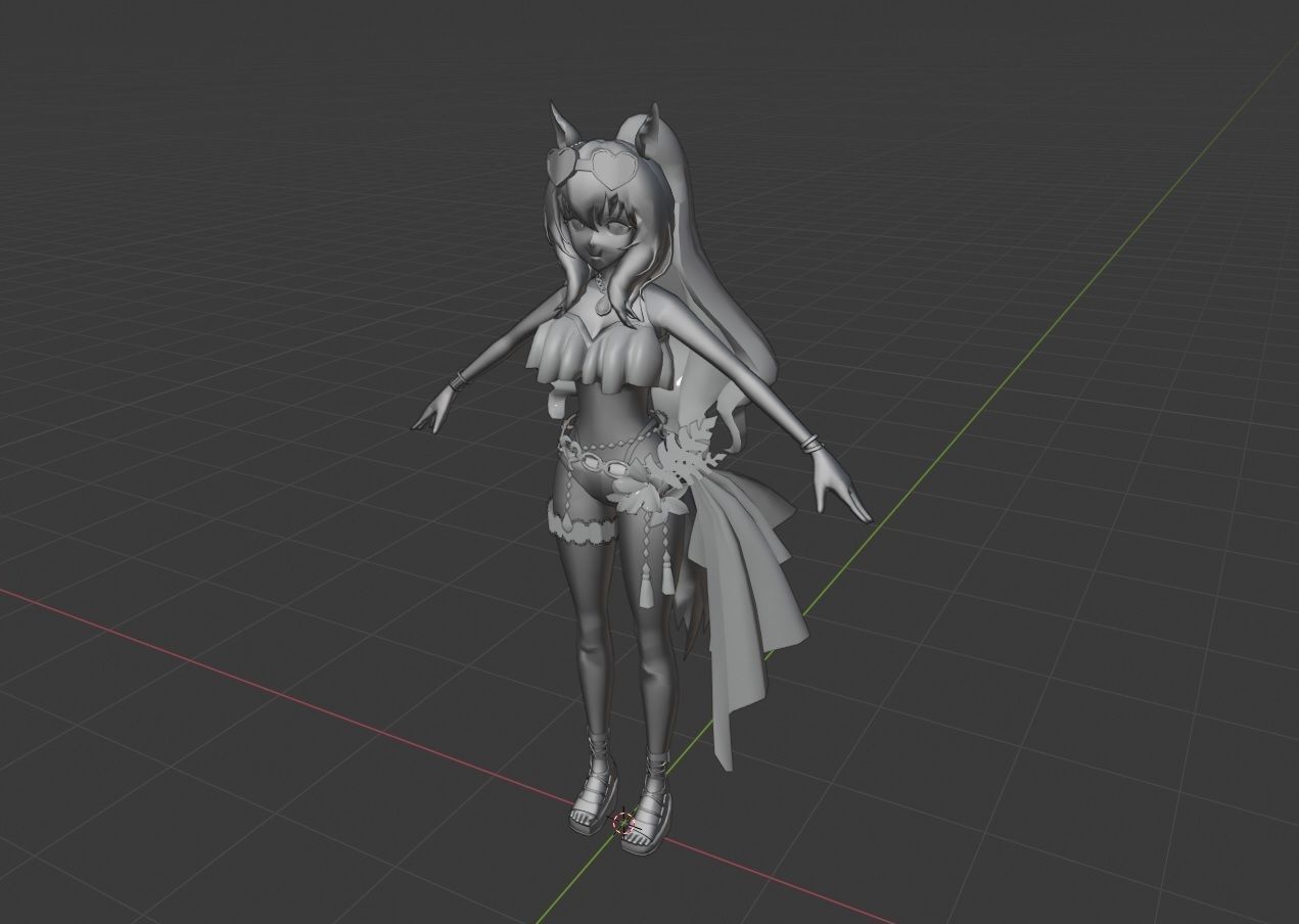 3D model Umamusume - Maruzensky VRChat Oculus Quest Low-poly 3D model ...