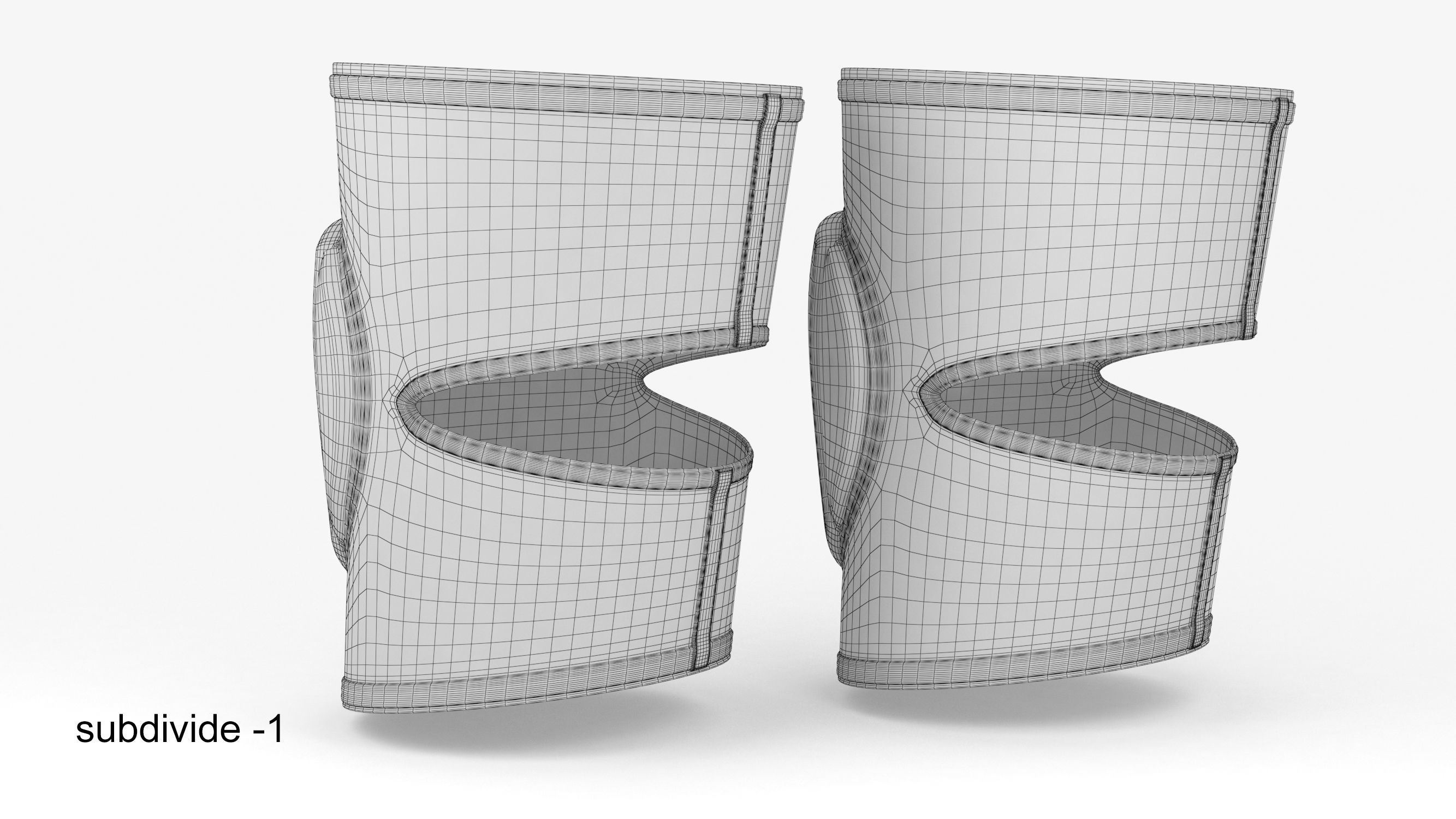 Fabric knee pad 3D model | CGTrader