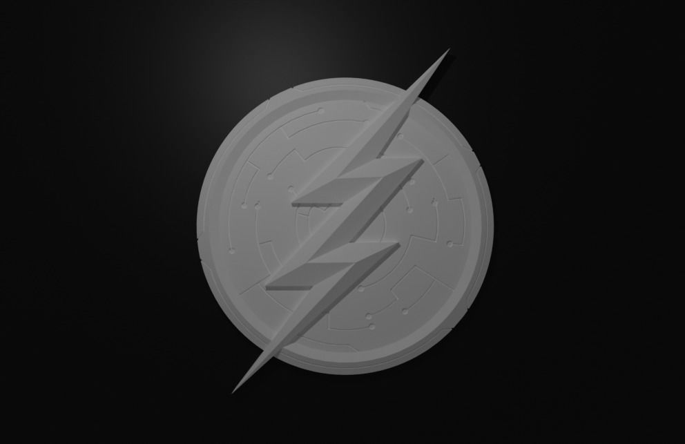 The Flash Emblem Season 8 3D model 3D printable | CGTrader