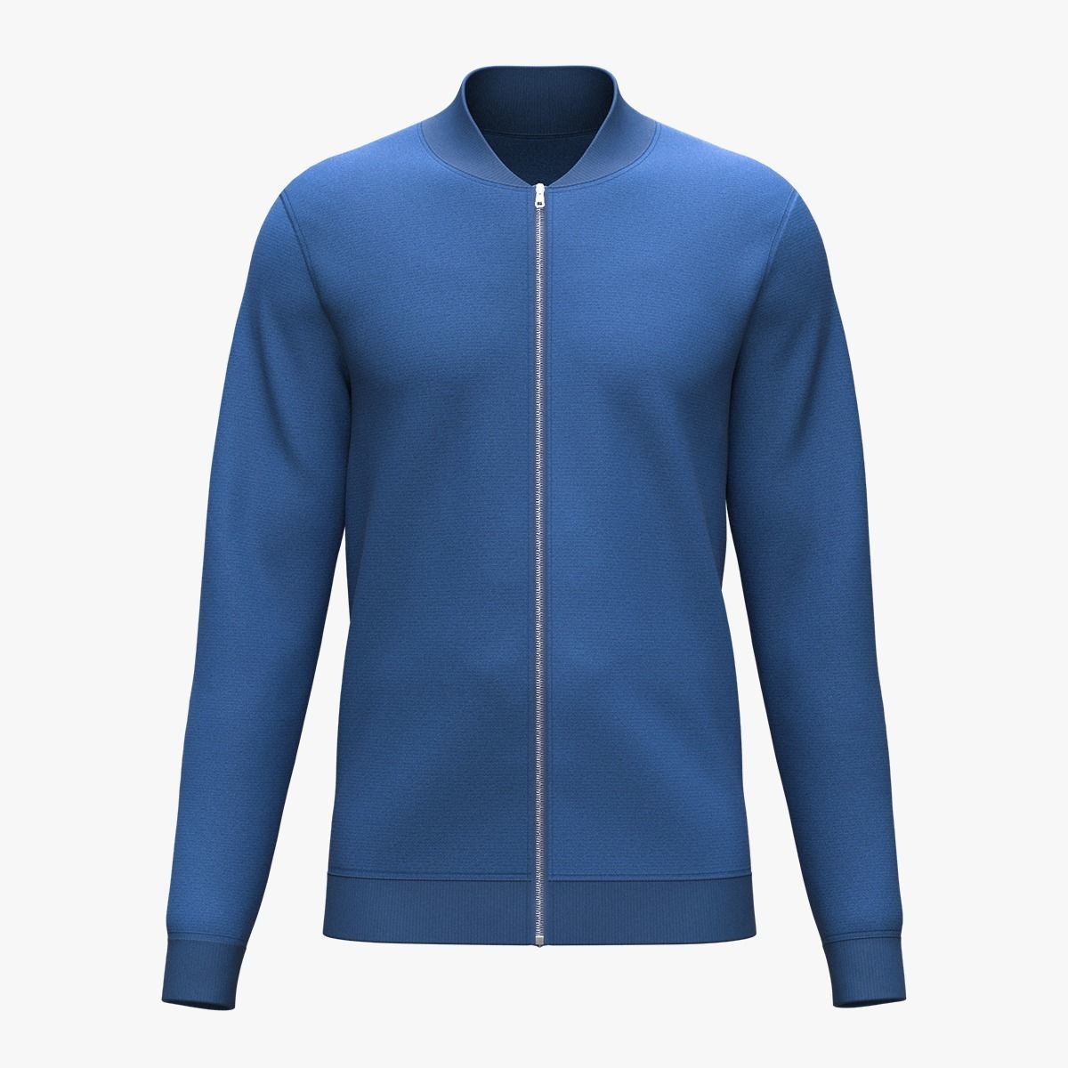 Set In Sleeve Premium Knit Jacket Design 3D model | CGTrader
