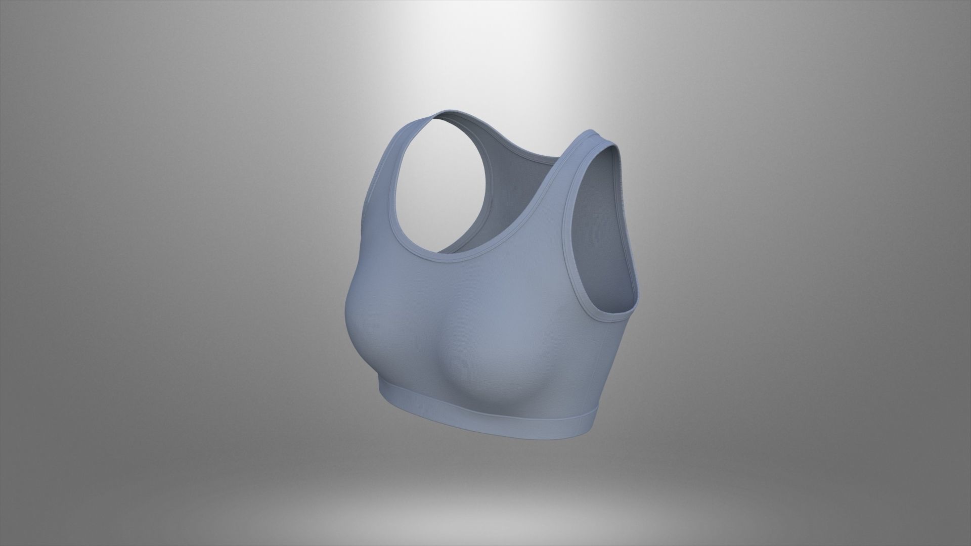 Classic Sporty Premium Bra Design 3D model | CGTrader