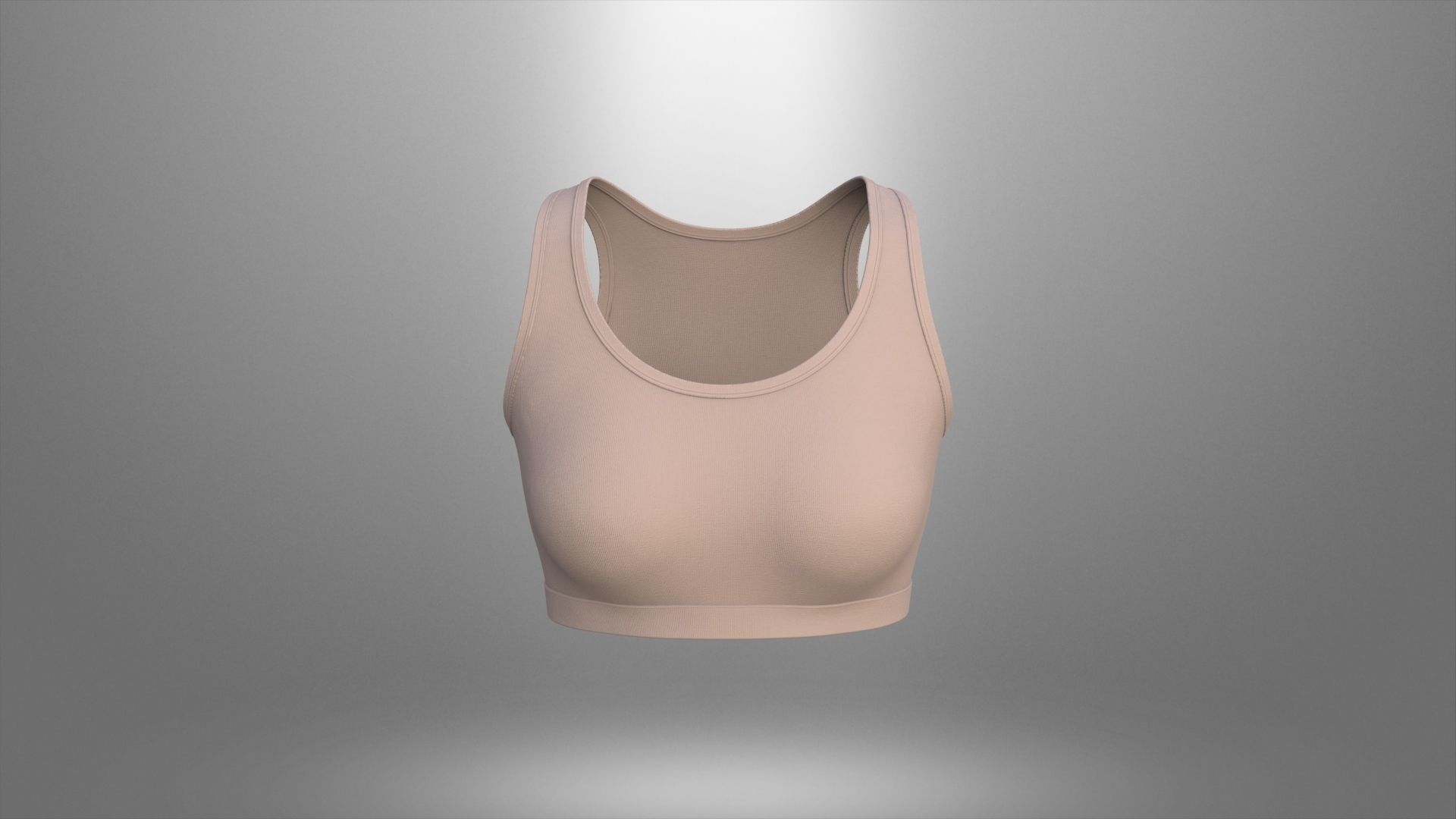 Classic Sporty Premium Bra Design 3D model | CGTrader