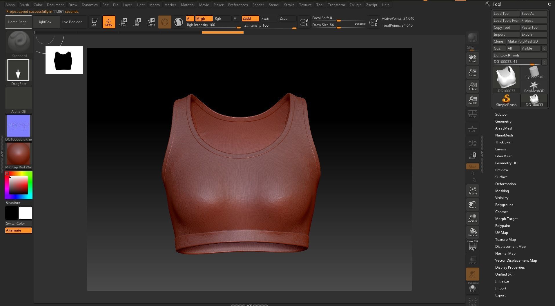 Classic Sporty Premium Bra Design 3D model | CGTrader