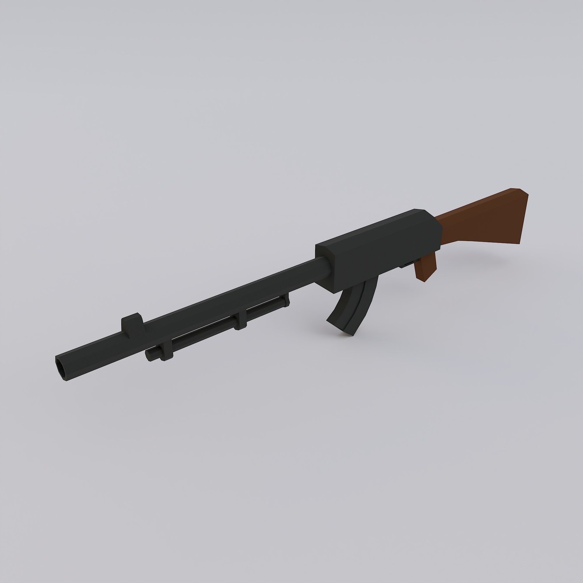 3D model Lahti Saloranta M26 light machine gun VR / AR / low-poly ...