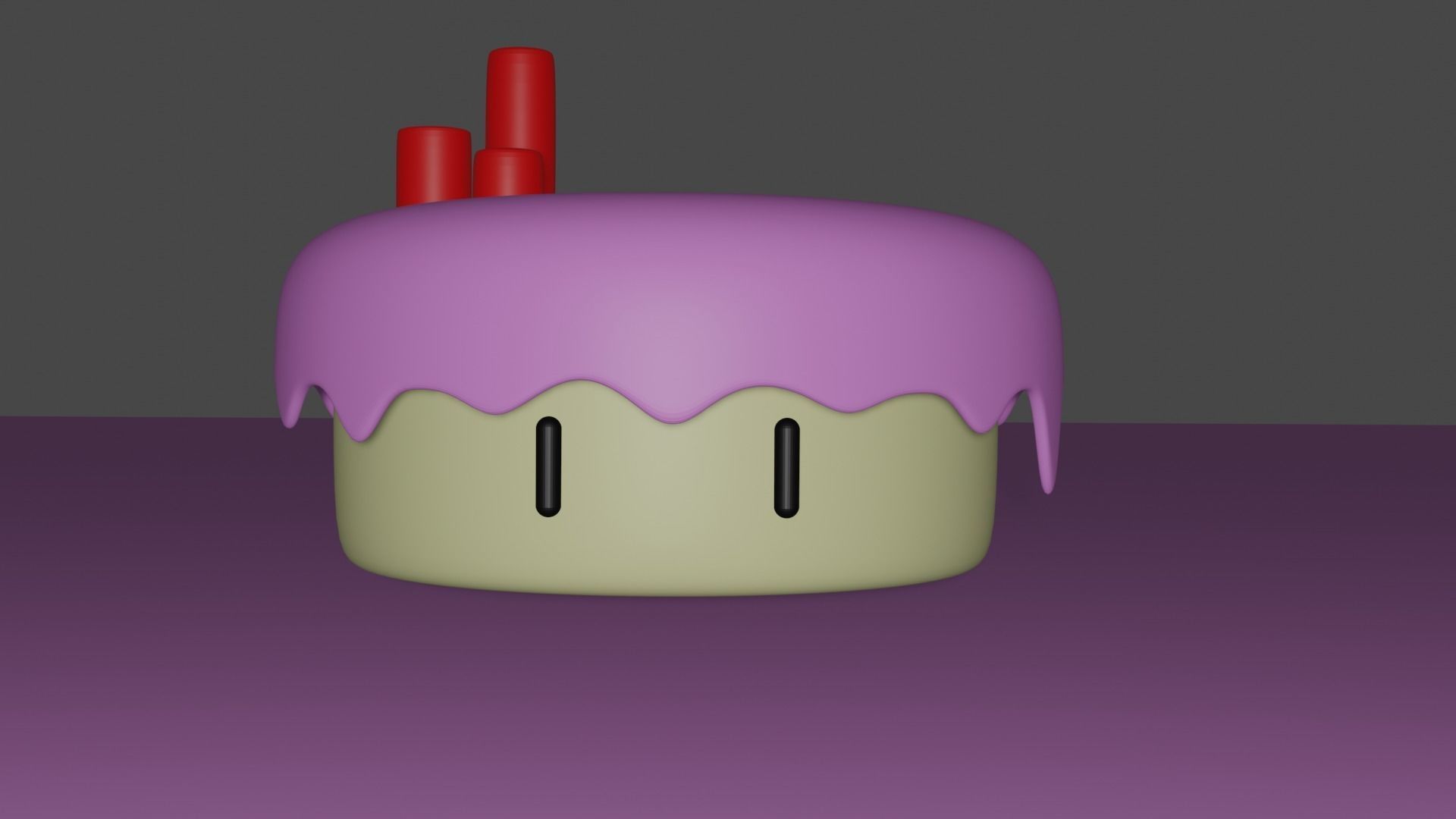 cake have eye 3D model | CGTrader