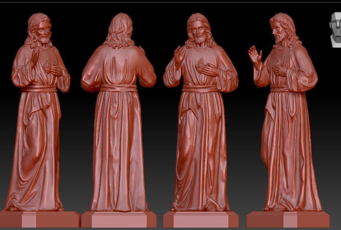 MODEL OF JESUS 3D model 3D printable | CGTrader